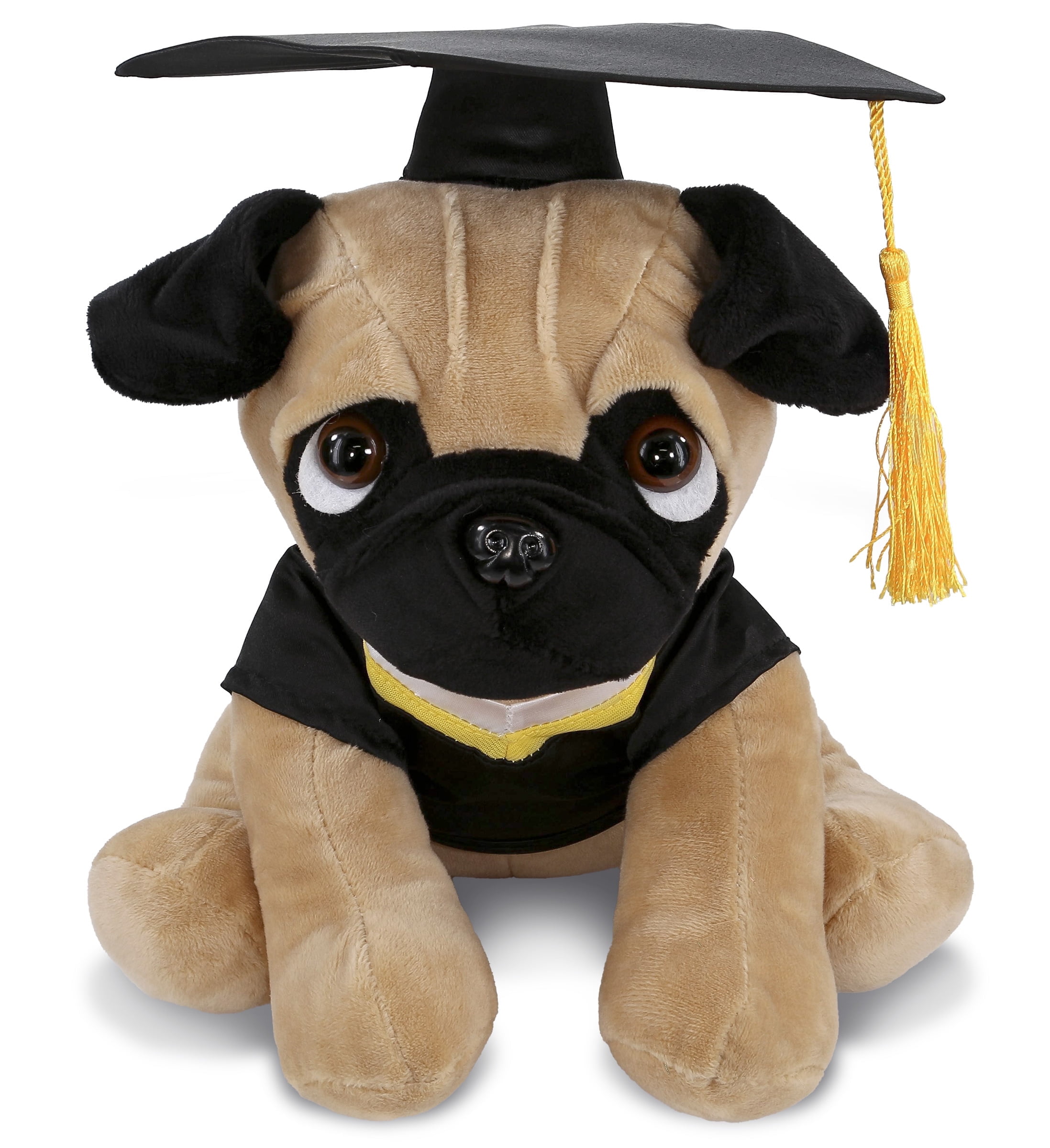 DolliBu Pug Graduation Plush Toy - Soft Huggable Graduation Stuffed ...
