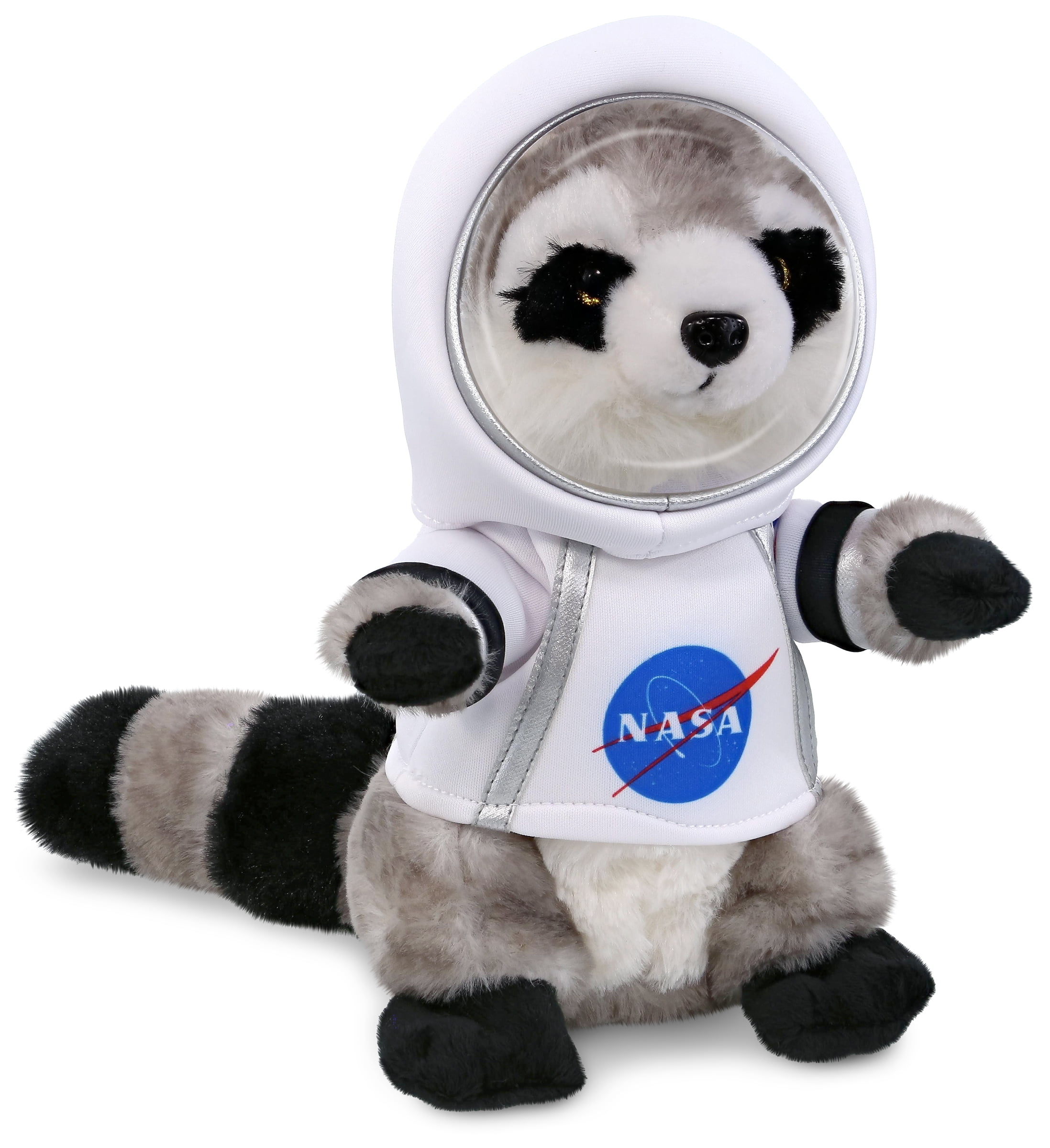 DolliBu Raccoon Astronaut Plush Toy - Super Soft Wild Life Astronaut ...