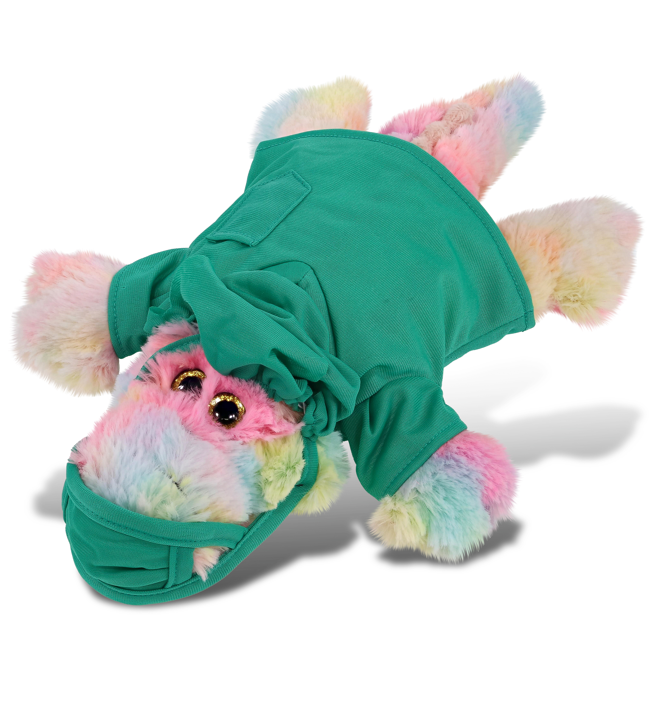 DolliBu Rainbow Alligator Doctor Plush Toy - Super Soft Alligator ...
