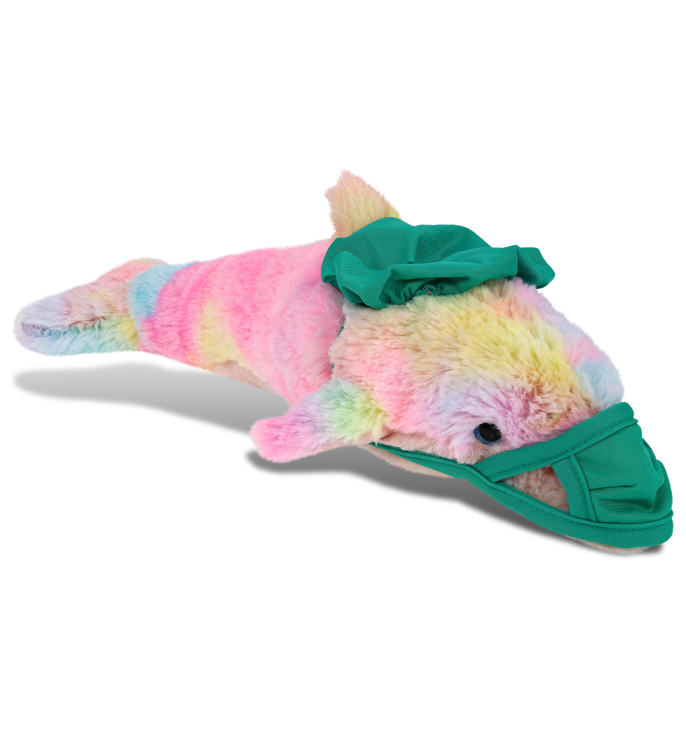 DolliBu Rainbow Dolphin Doctor Plush Toy - Super Soft Dolphin Doctor ...