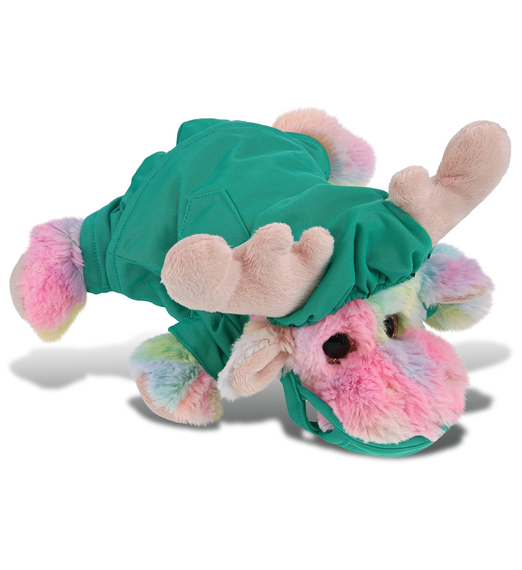 DolliBu Rainbow Lying Moose Doctor Plush Toy - Super Soft Moose Doctor ...