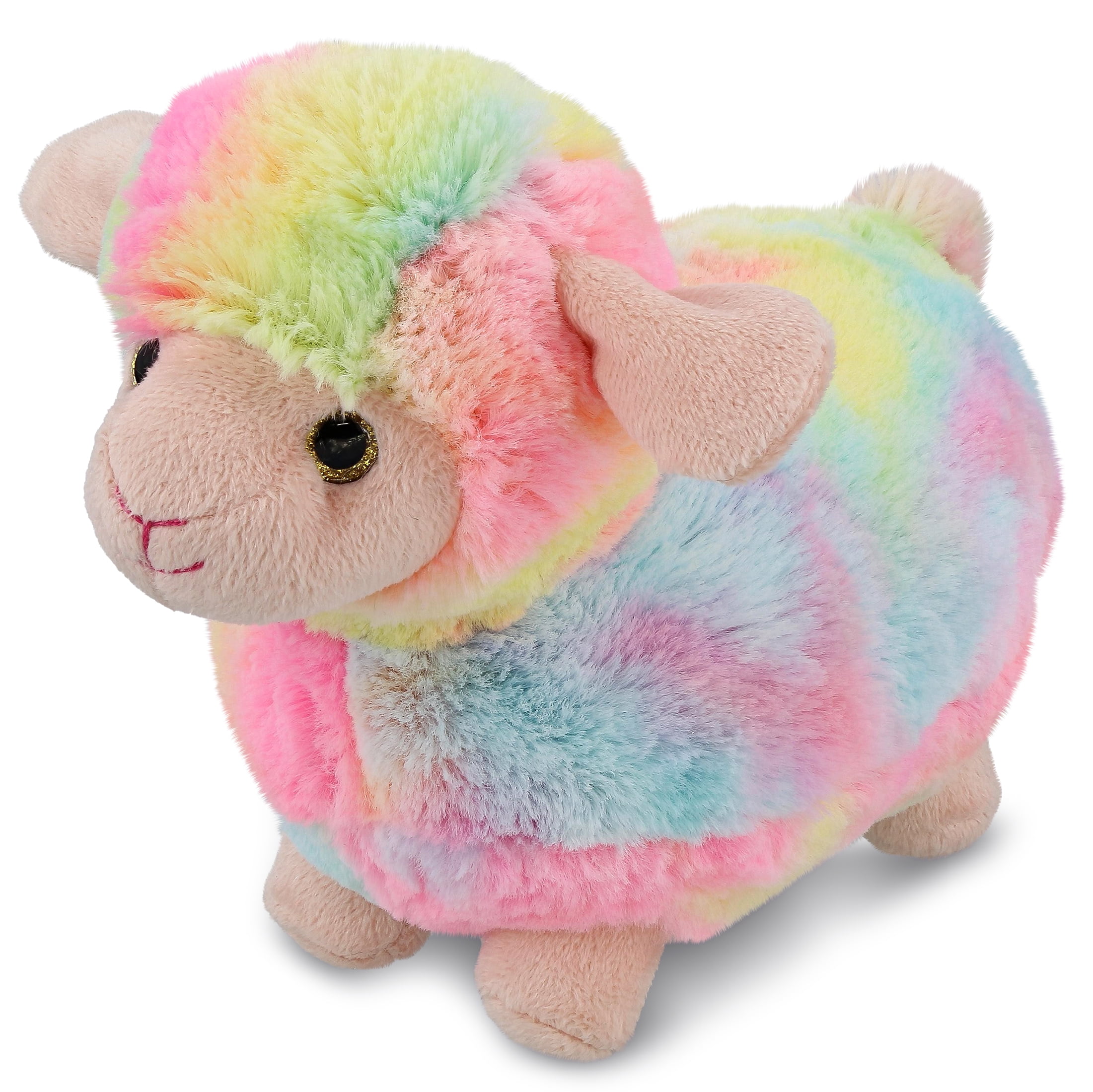 DolliBu Rainbow Sheep Stuffed Animal – Soft Huggable Sheep Stuffed Toy ...