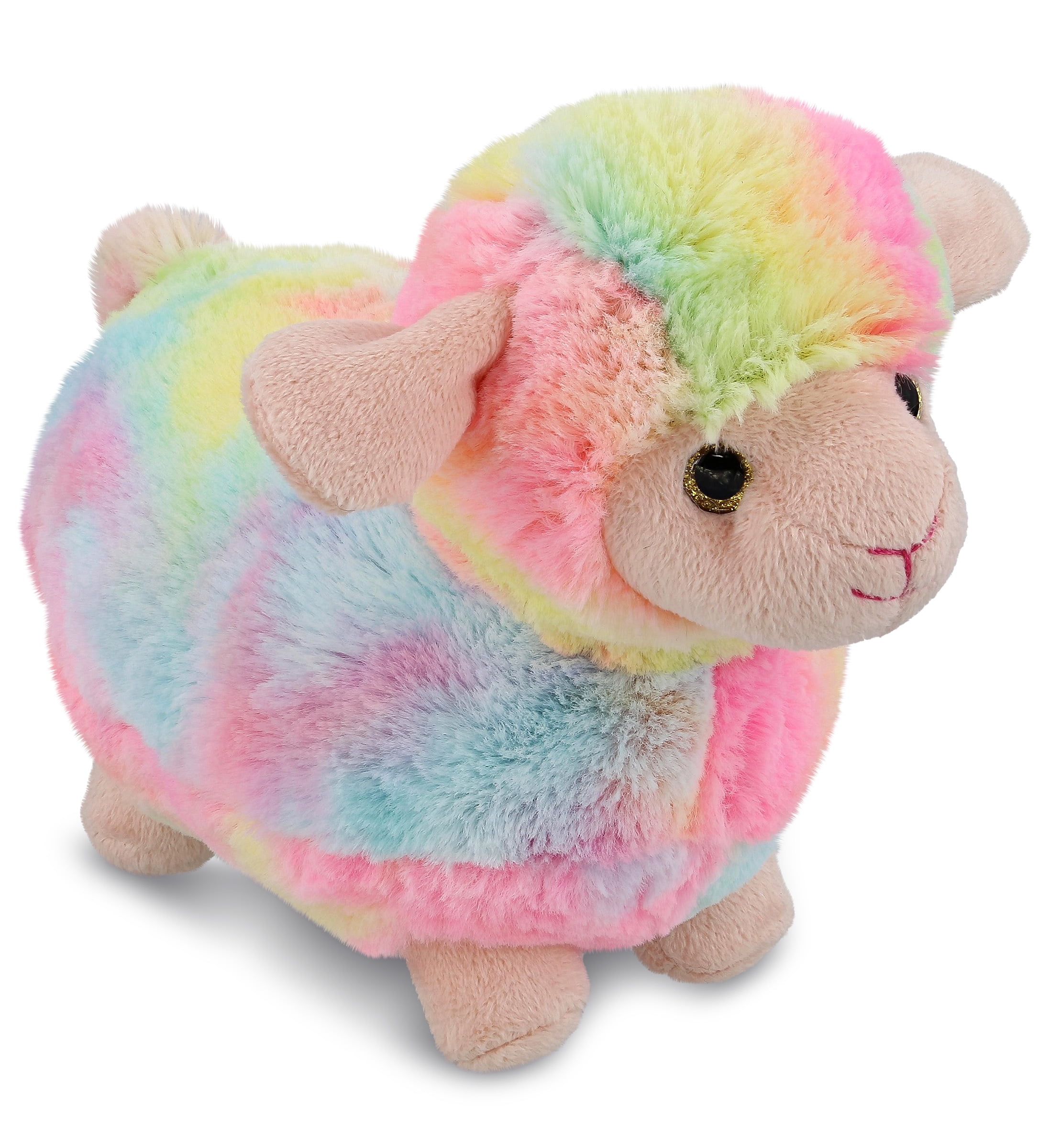 DolliBu Rainbow Sheep Stuffed Animal – Soft Huggable Sheep Stuffed Toy ...