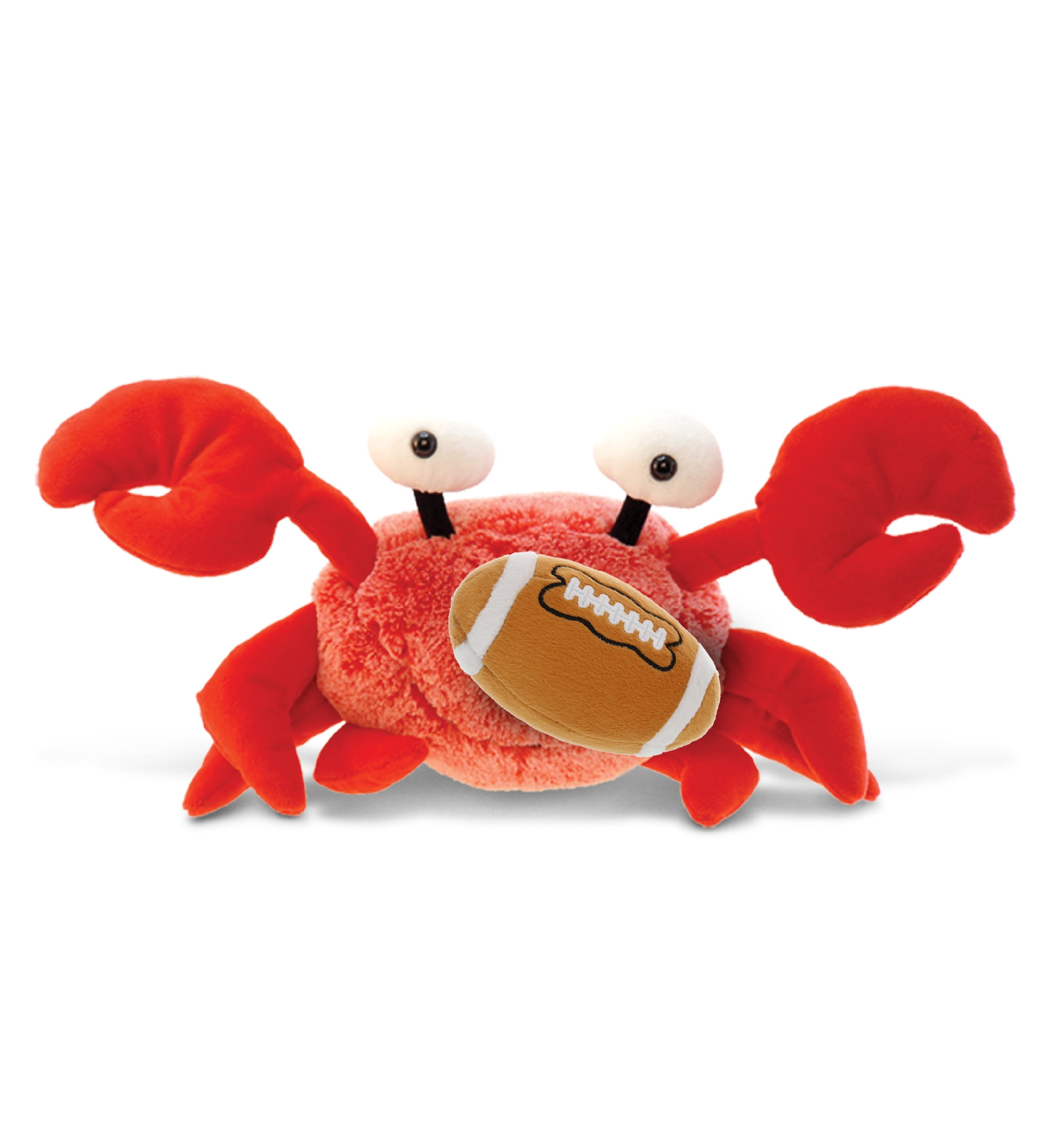 DolliBu Red Crab Stuffed Animal with Football Plush - Soft Huggable ...