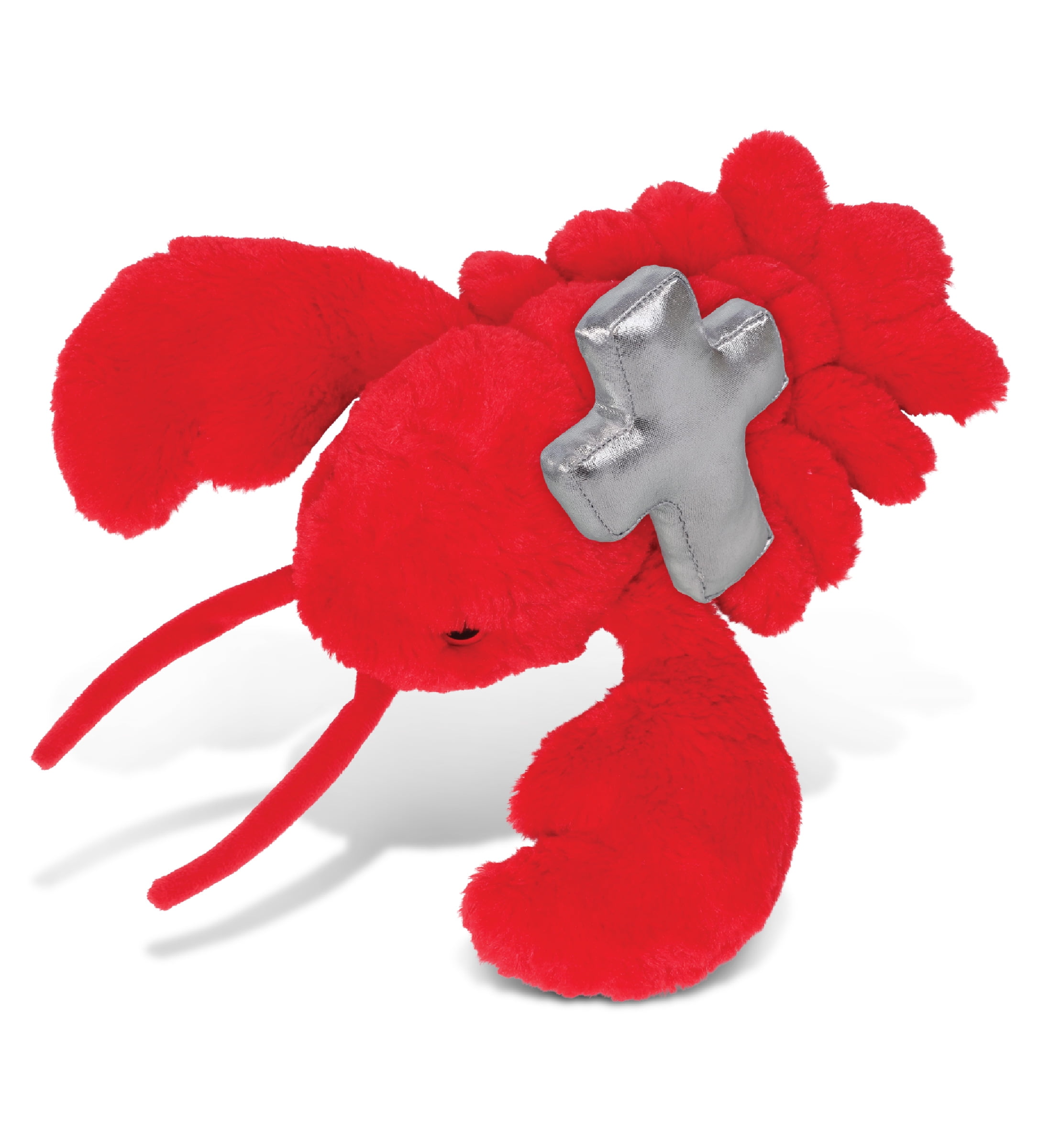 DolliBu Red Lobster Stuffed Animal with Silver Cross Plush - Religious ...