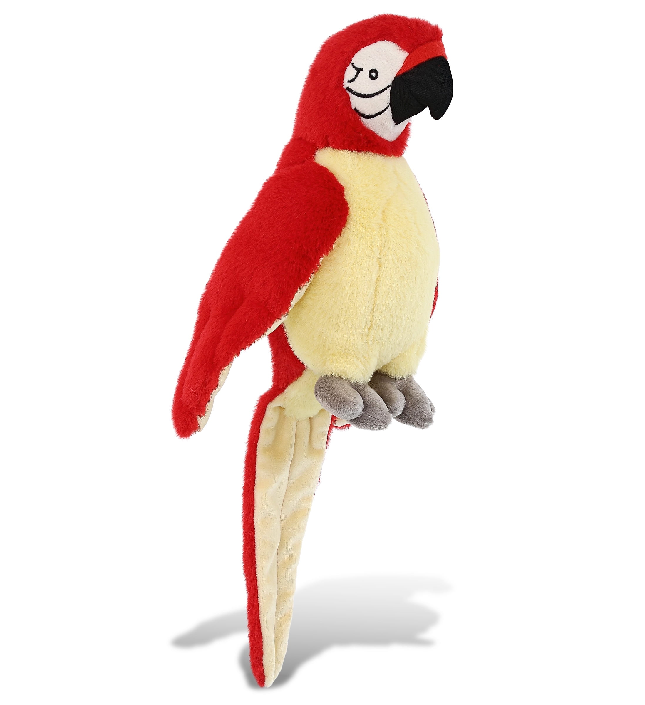 DolliBu Red Parrot Bird Super Soft Stuffed Animal, Cute Realistic ...