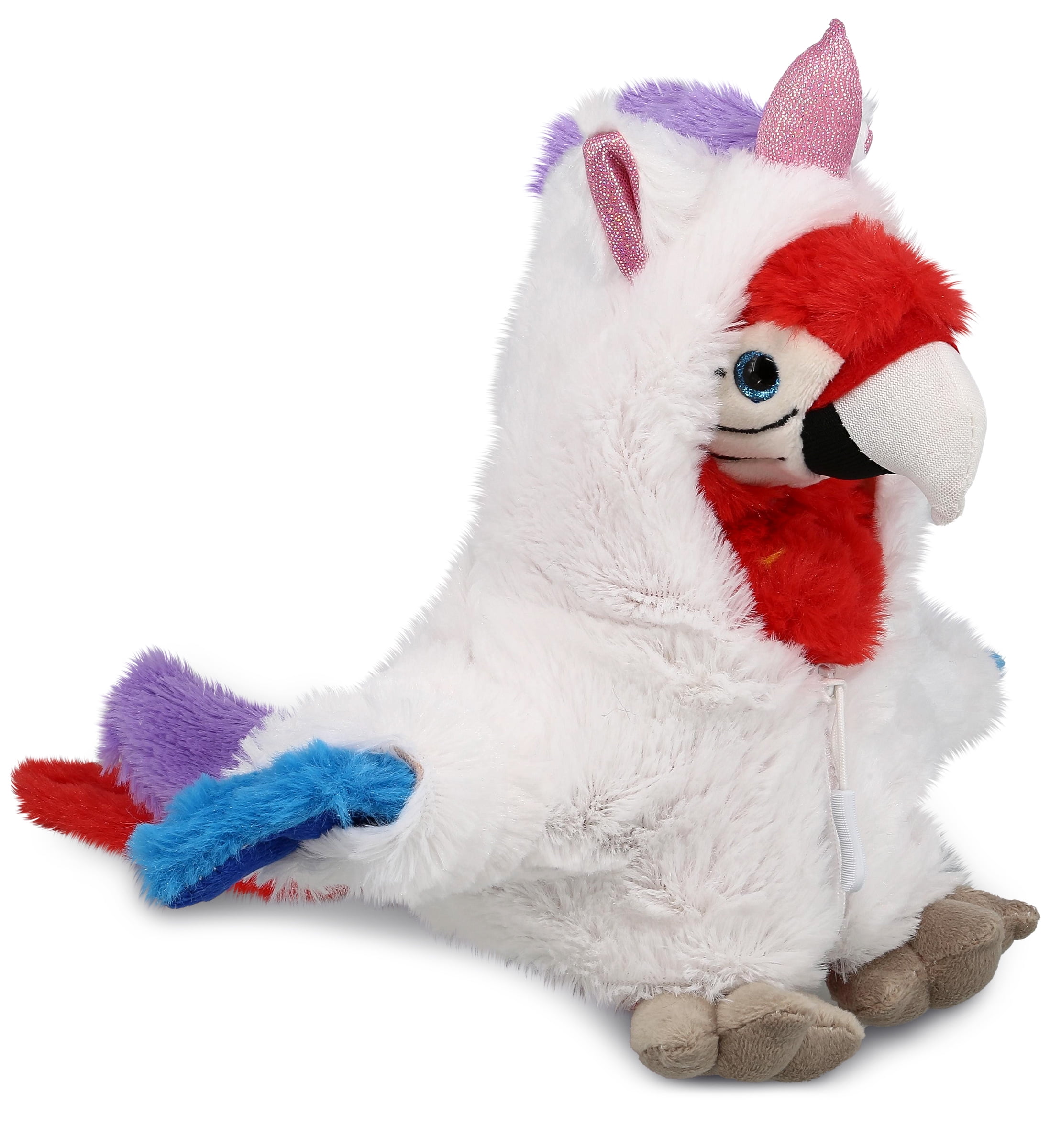 DolliBu Red Parrot Unicorn Plush Stuffed Animal Toy - Super Soft ...