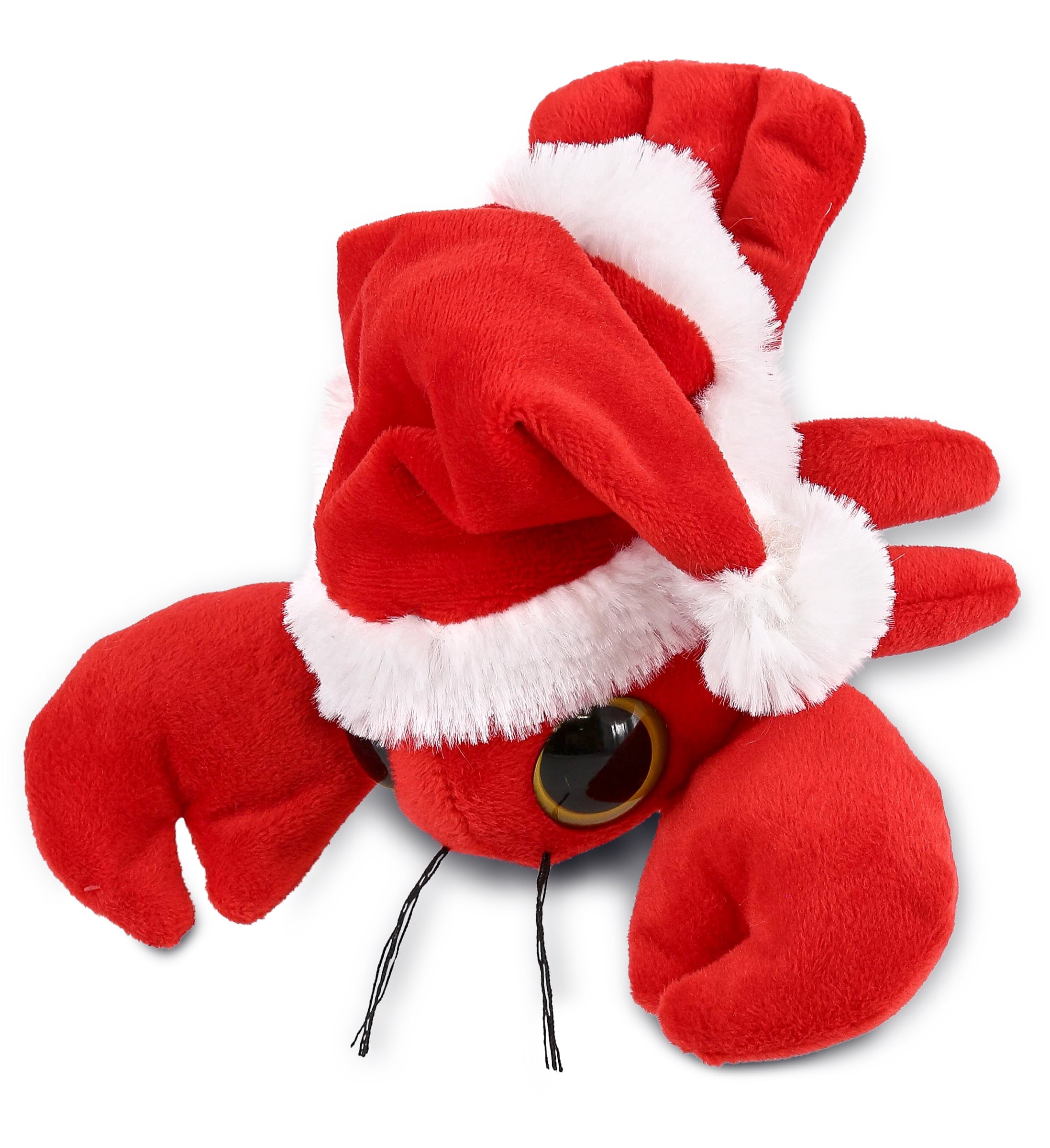 DolliBu Santa Big Eye Lobster Stuffed Animal Plush Toy - Super Soft ...