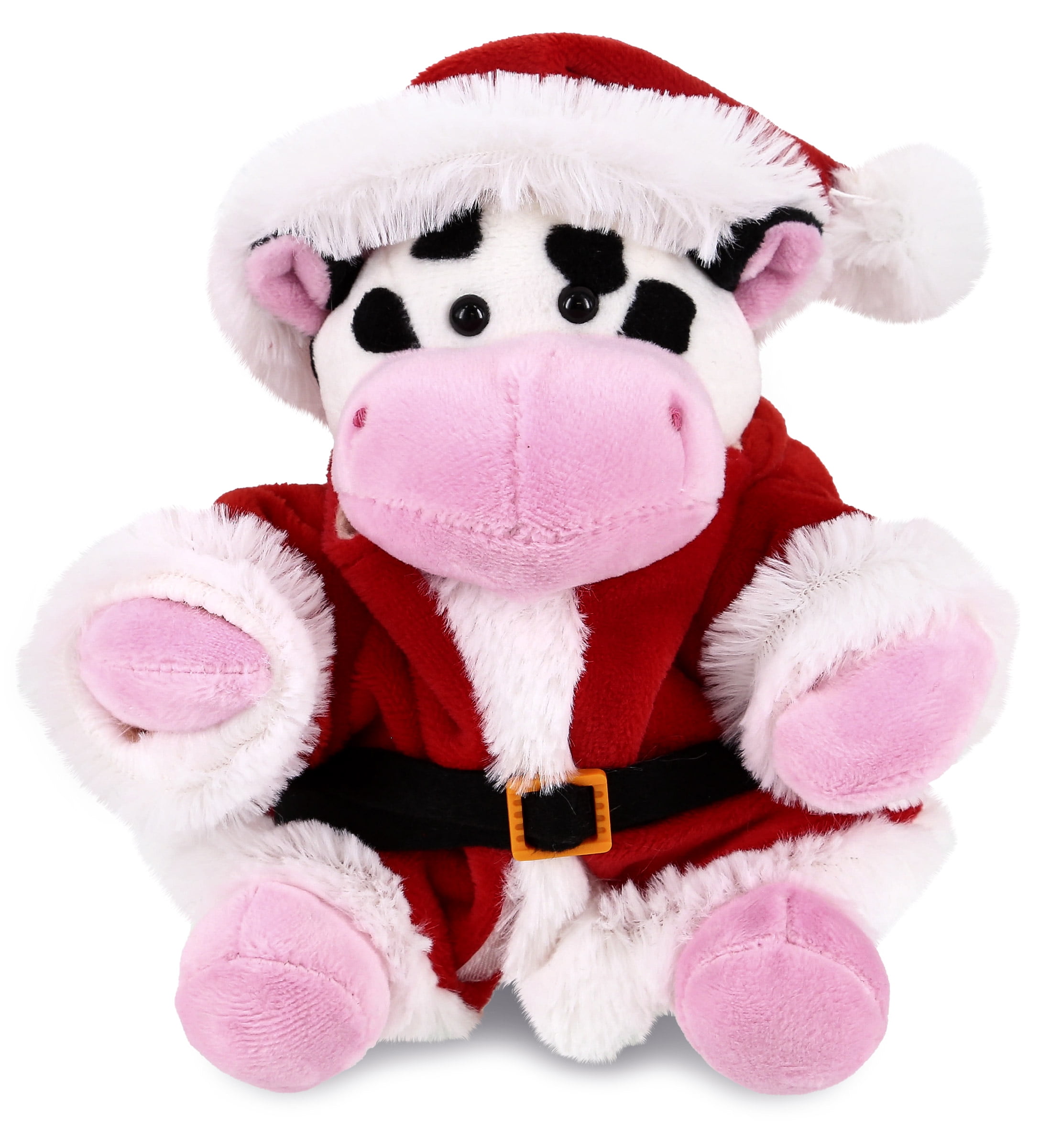 DolliBu Santa Moose Stuffed Animal Plush Toy - Super Soft Wild Animal ...