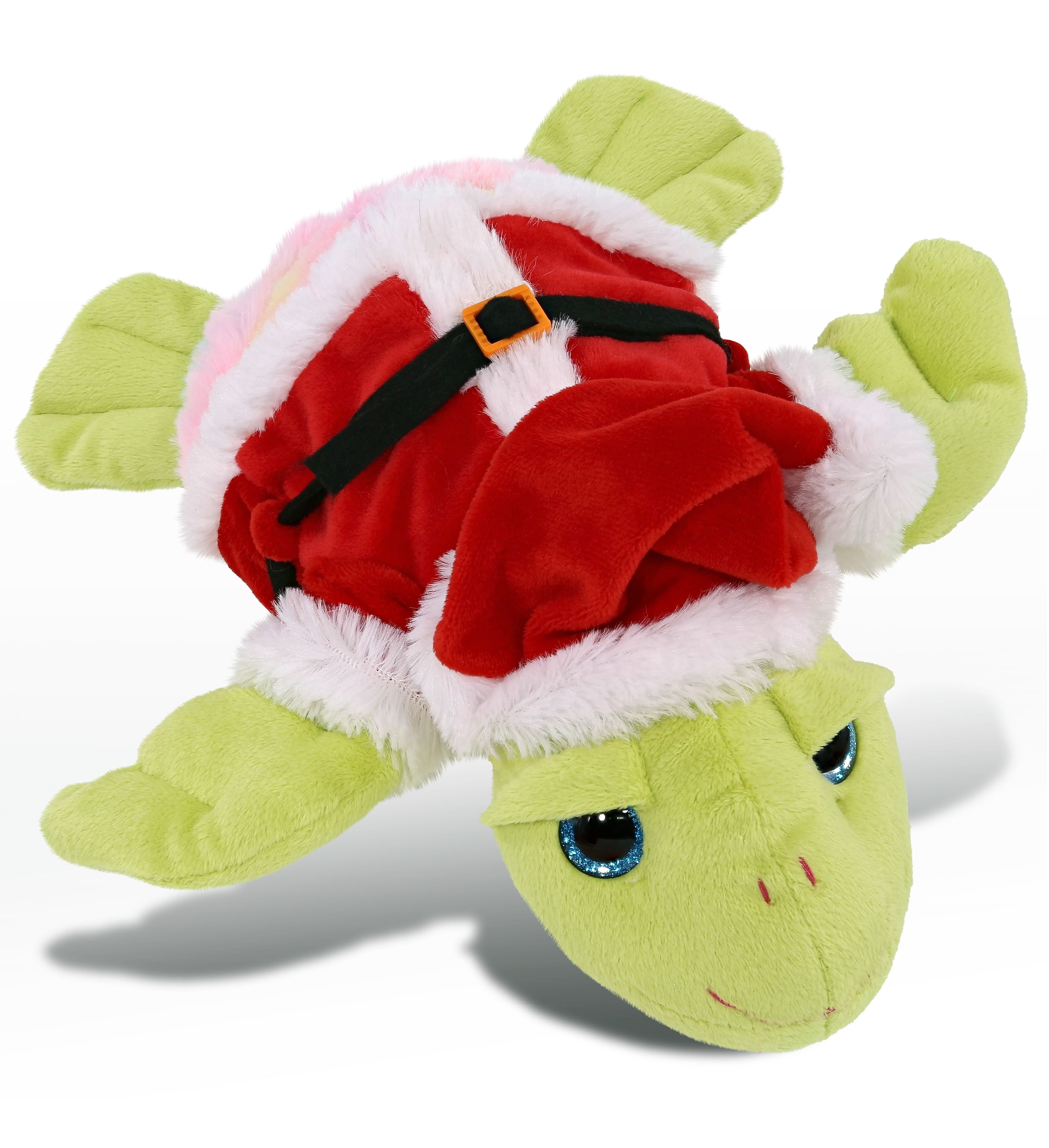 DolliBu Santa Rainbow Green Sea Turtle Stuffed Animal Plush Toy - Wild ...