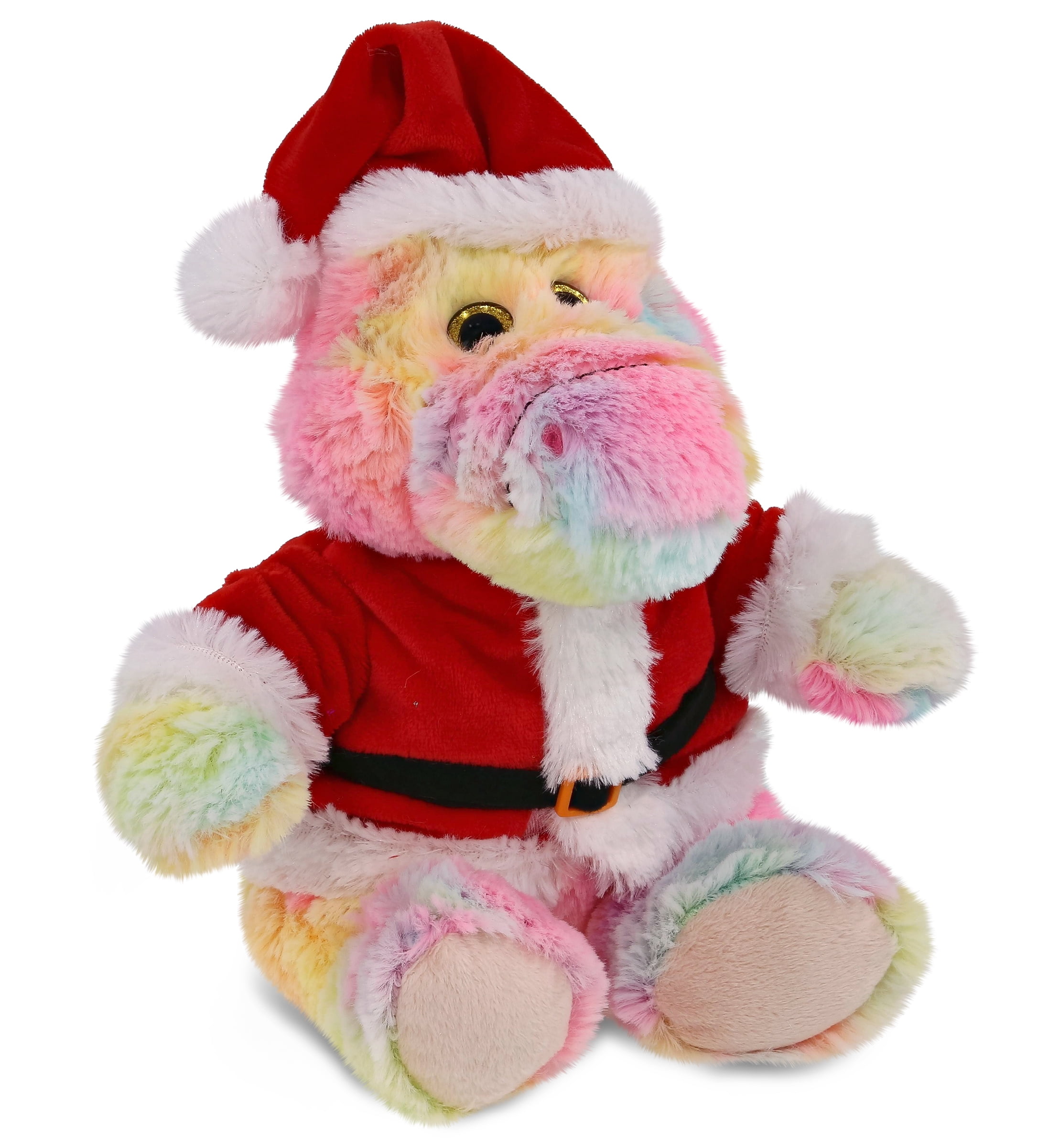 DolliBu Santa Rainbow Sitting Alligator Stuffed Animal Plush Toy - Wild ...