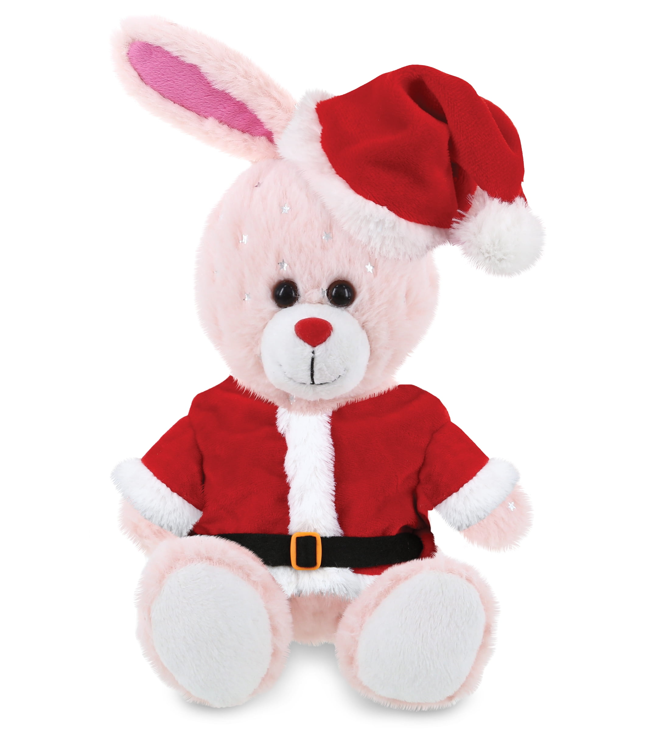 DolliBu Santa Rose Gold Bunny Stuffed Animal Plush Toy - Super Soft ...