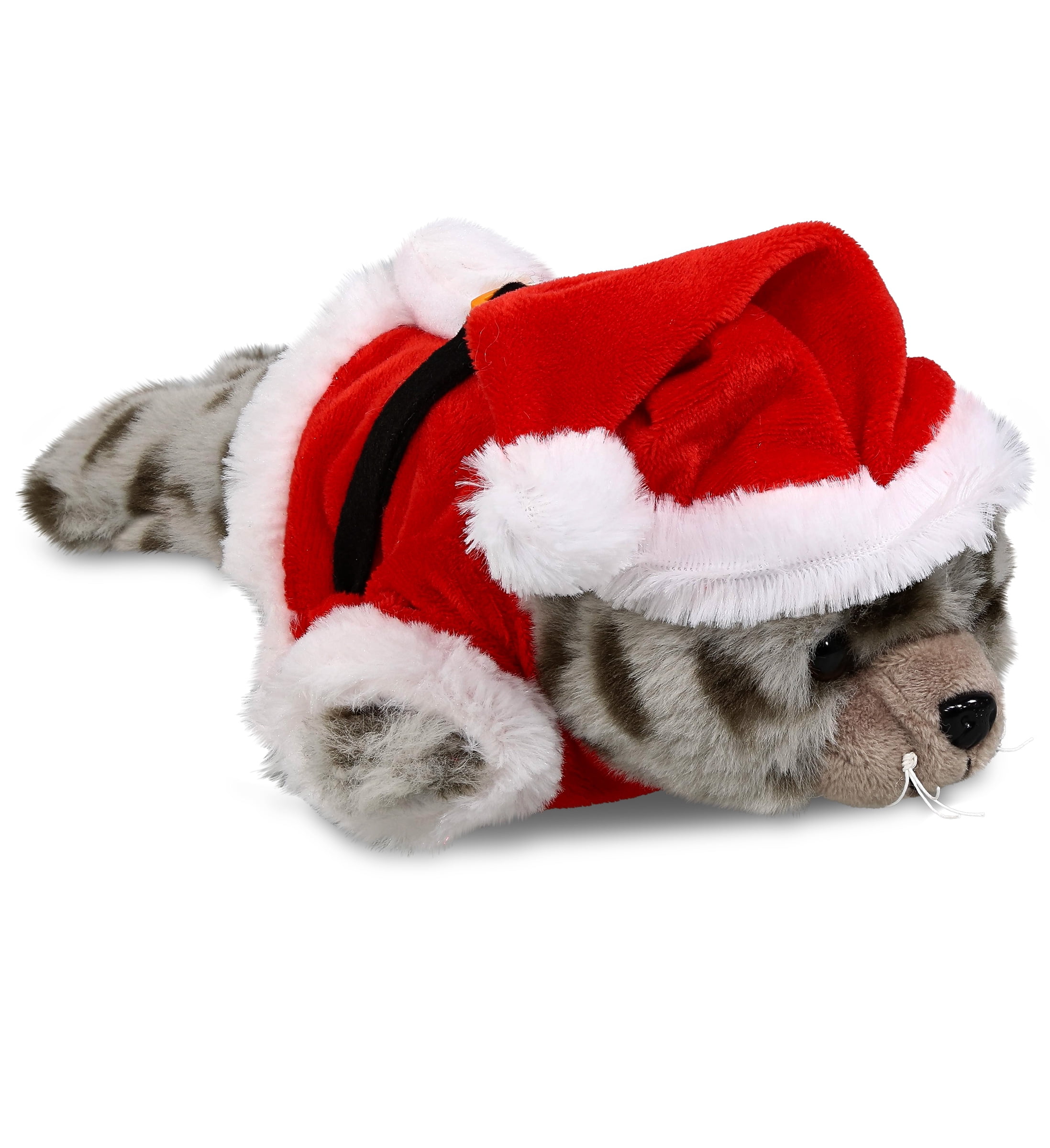 DolliBu Santa Seal Stuffed Animal Plush Toy - Super Soft Dress Up with ...