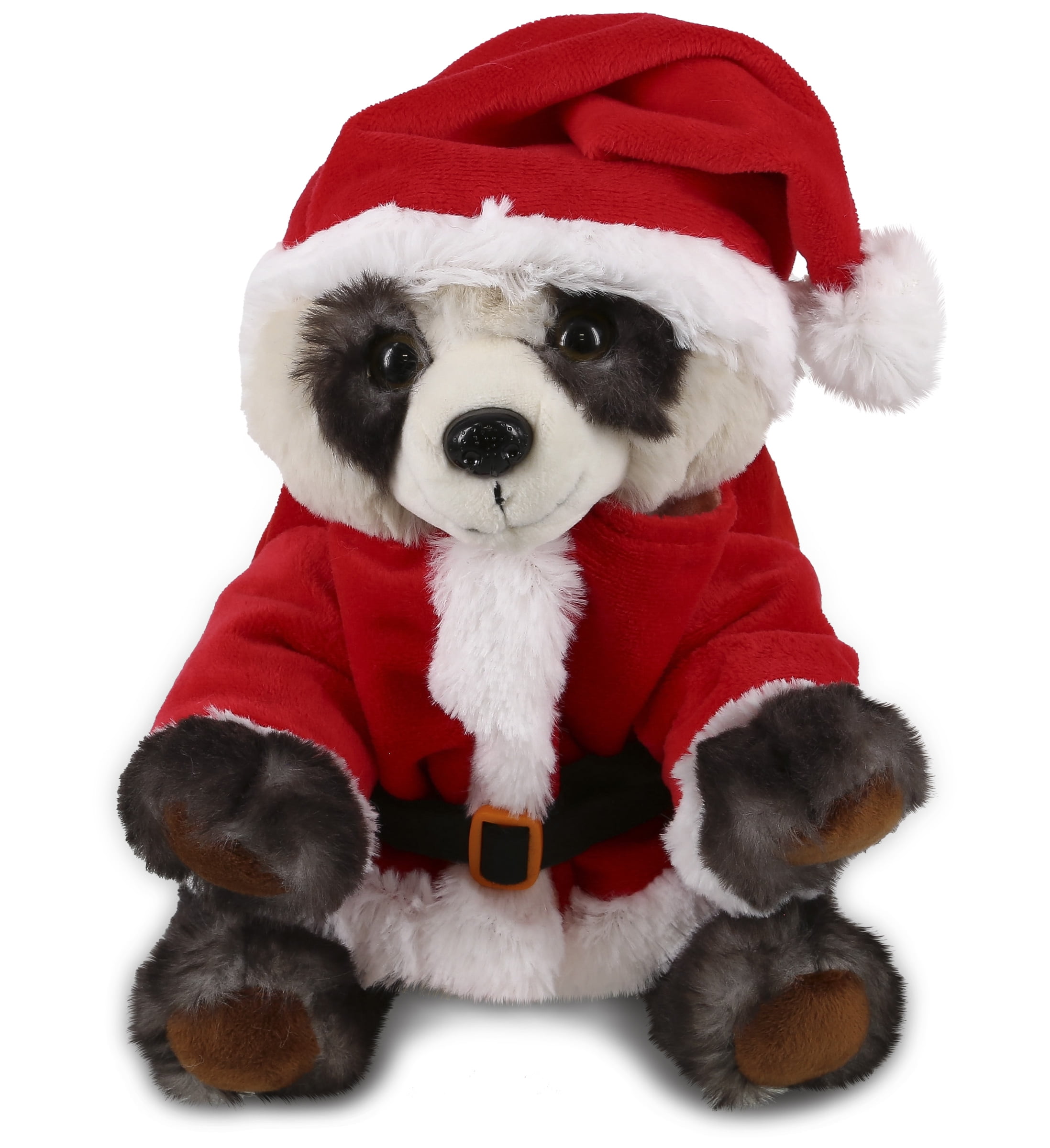 DolliBu Santa Panda Bear Stuffed Animal Plush Toy - Cute Wildlife ...