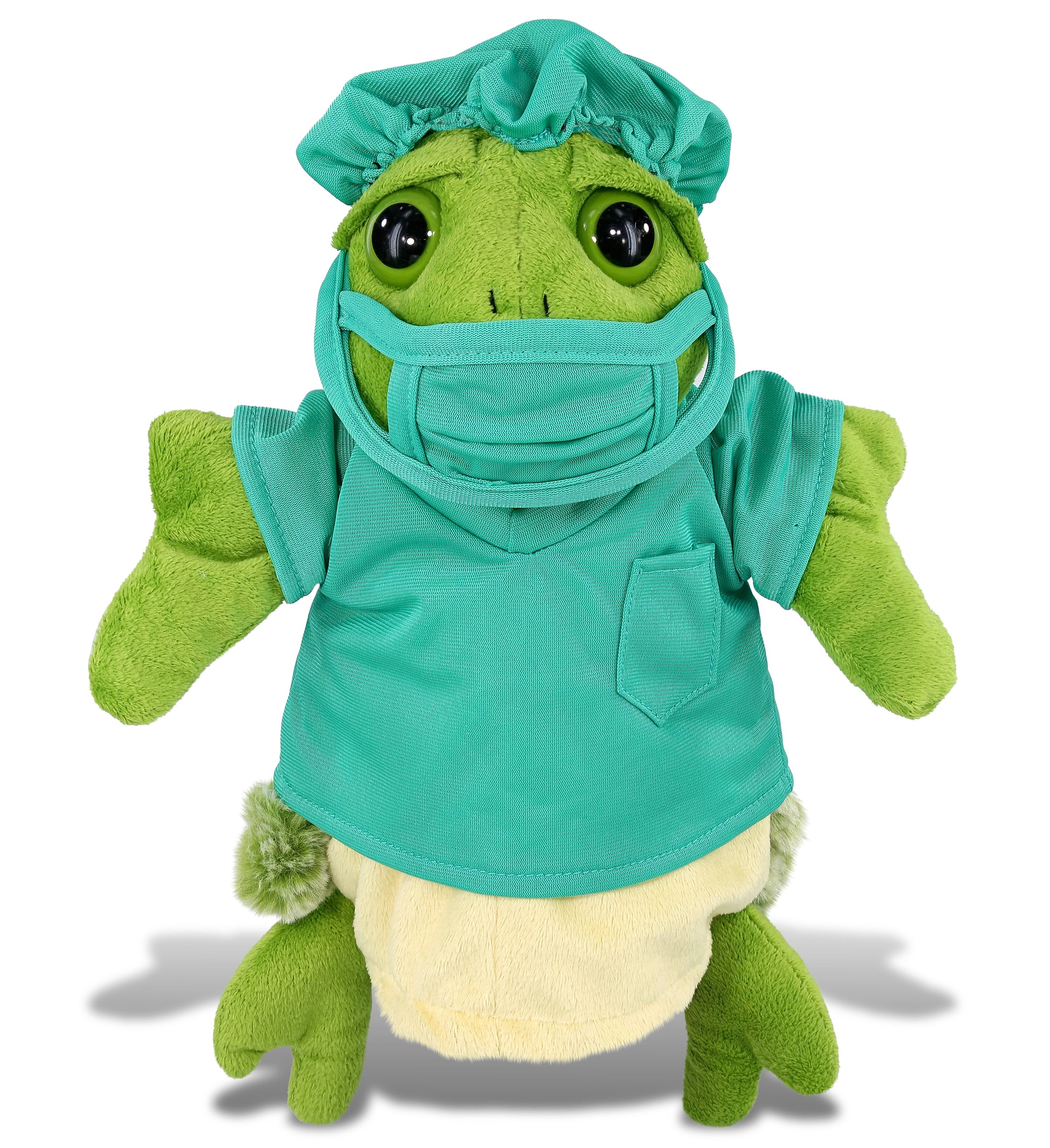 DolliBu Sea Turtle Doctor Plush Hand Puppet Toy - Super Soft Sea Turtle ...