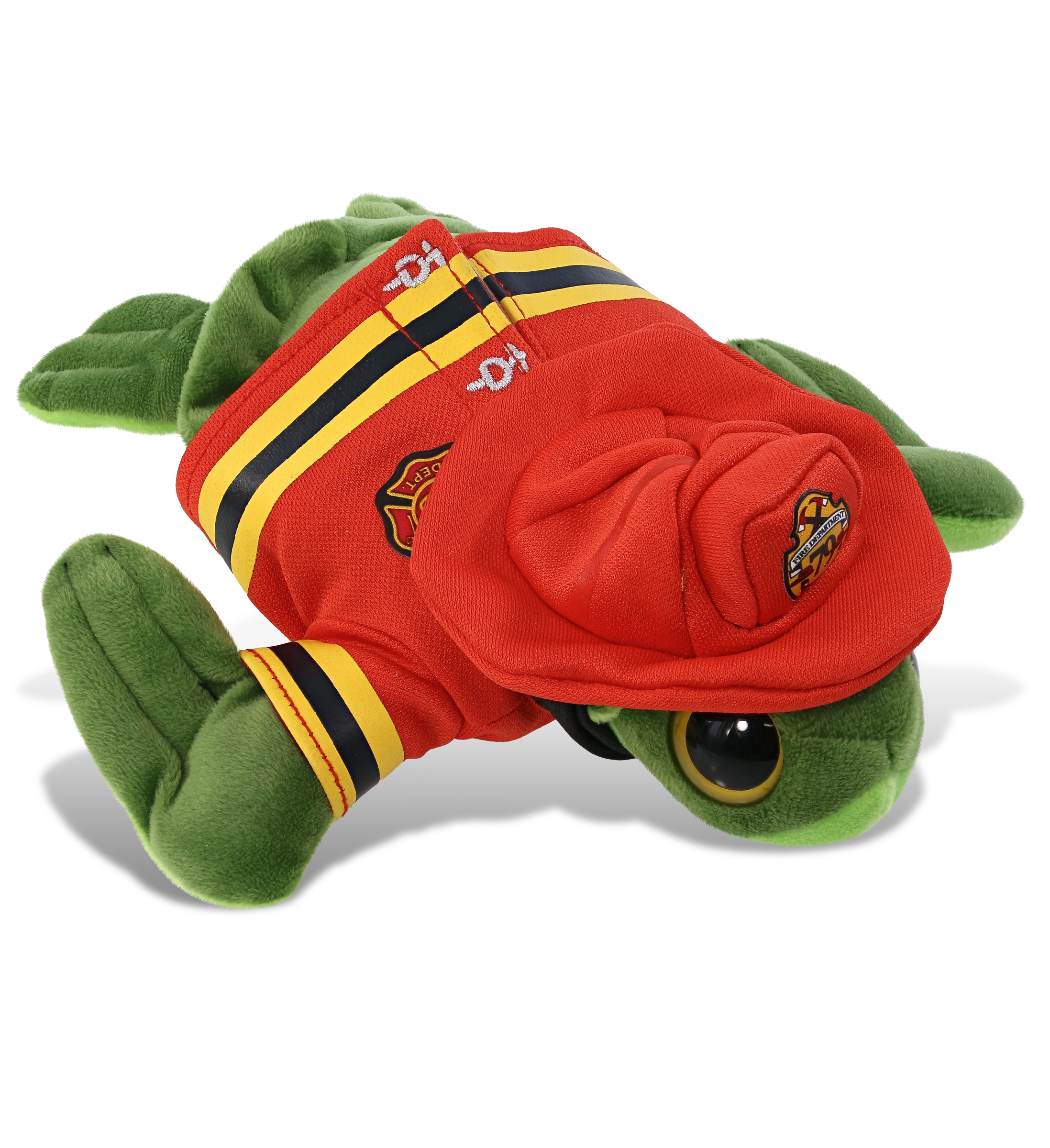 DolliBu Sea Turtle Firefighter Stuffed Animal - Big Eyed Sea Turtle ...