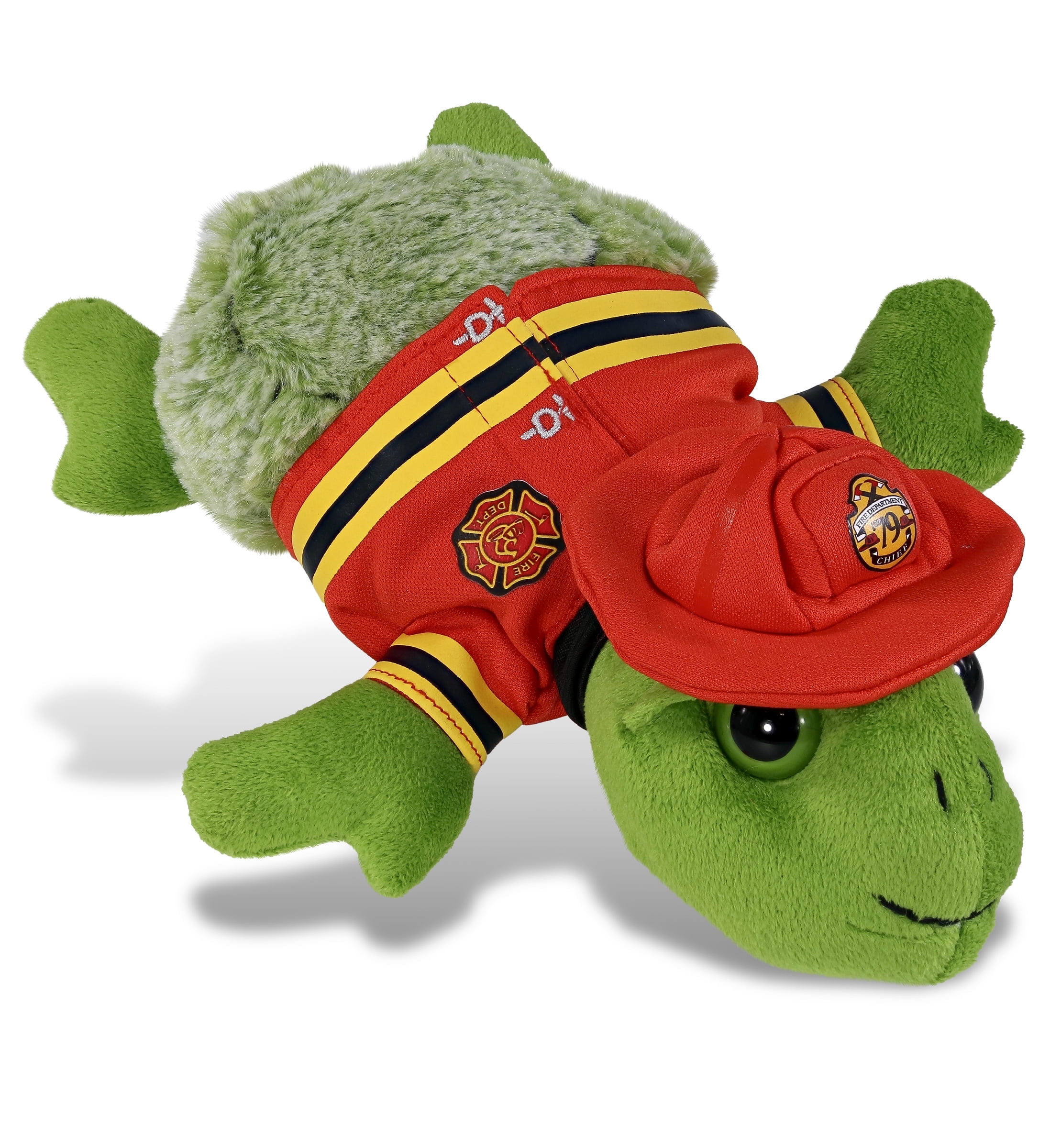 DolliBu Sea Turtle Firefighter Stuffed Animal - Big Eyes Sea Turtle ...