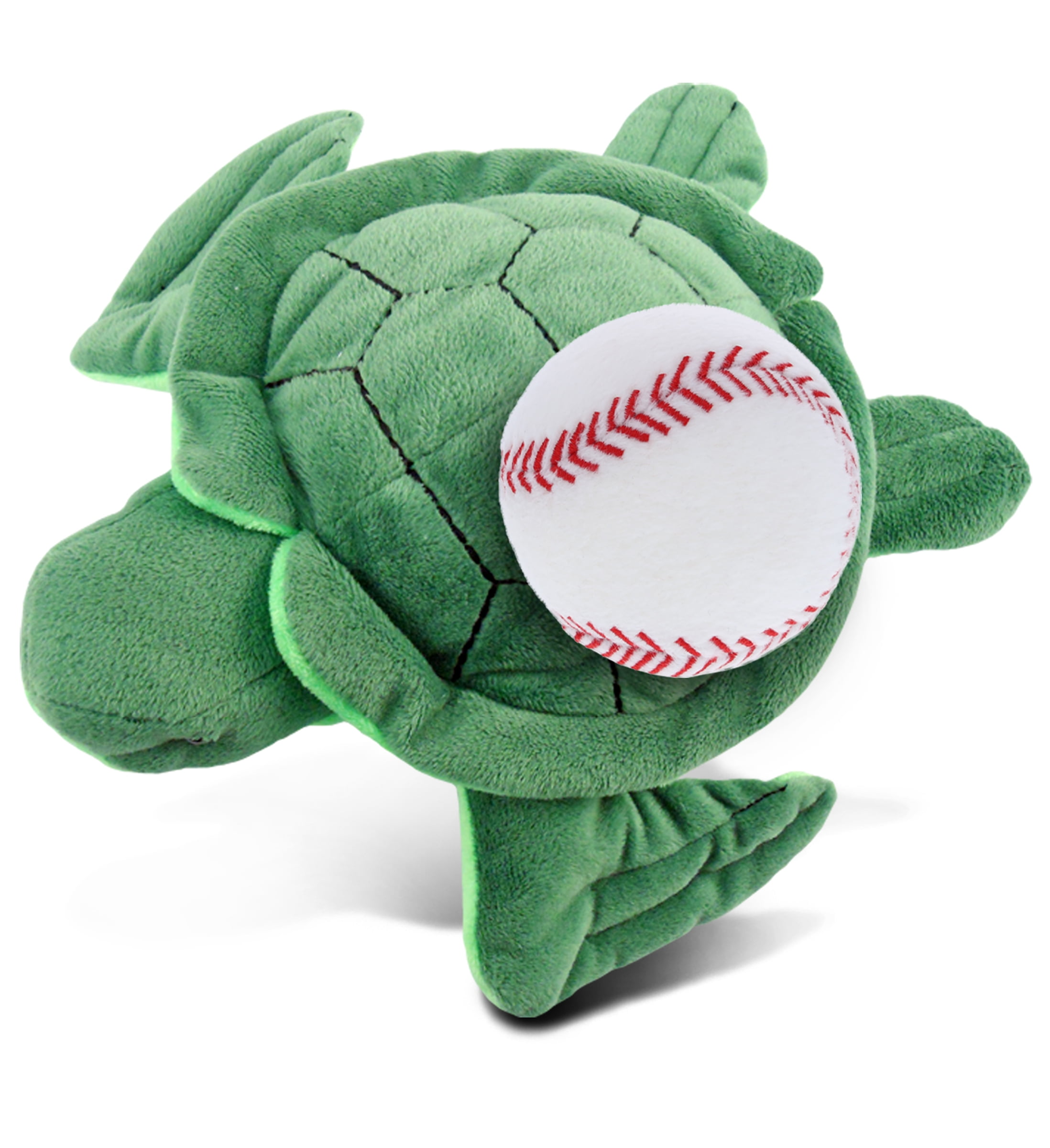 DolliBu Sea Turtle Stuffed Animal with Baseball Plush - Soft Huggable ...