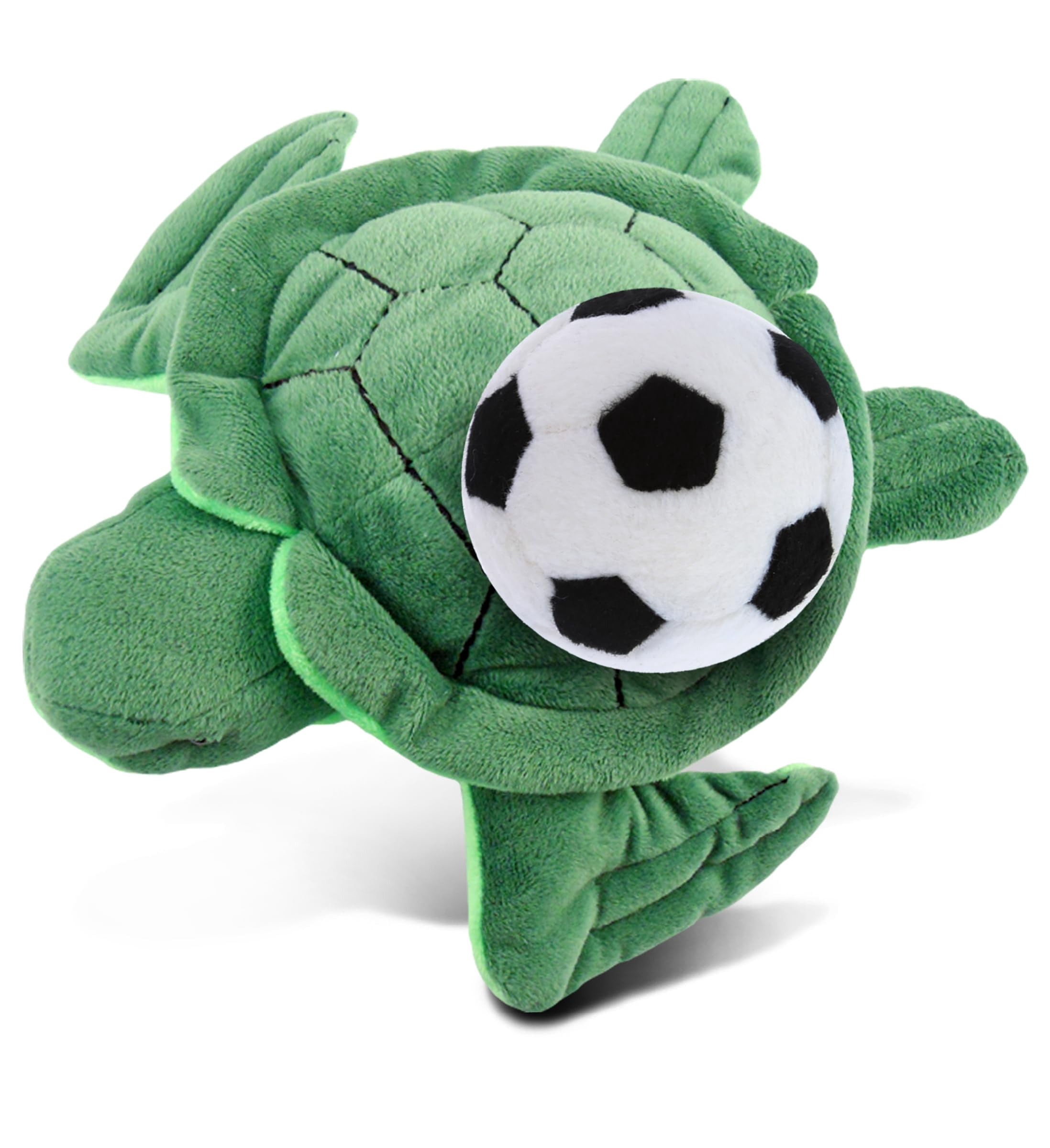 DolliBu Sea Turtle Stuffed Animal with Soccer Ball Plush - Soft ...