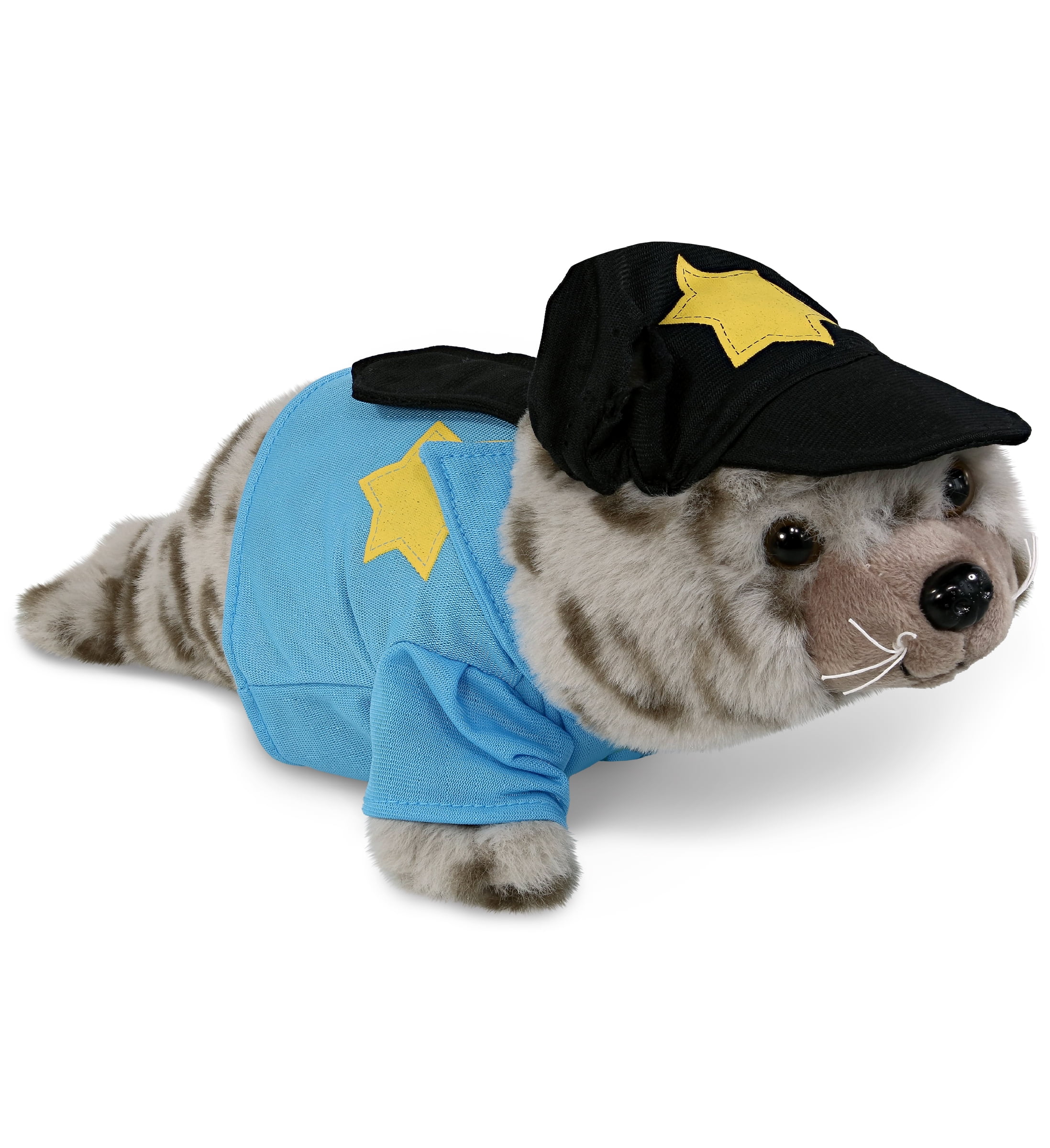 DolliBu Seal Police Officer Plush Toy – Super Soft Seal Cop Stuffed ...