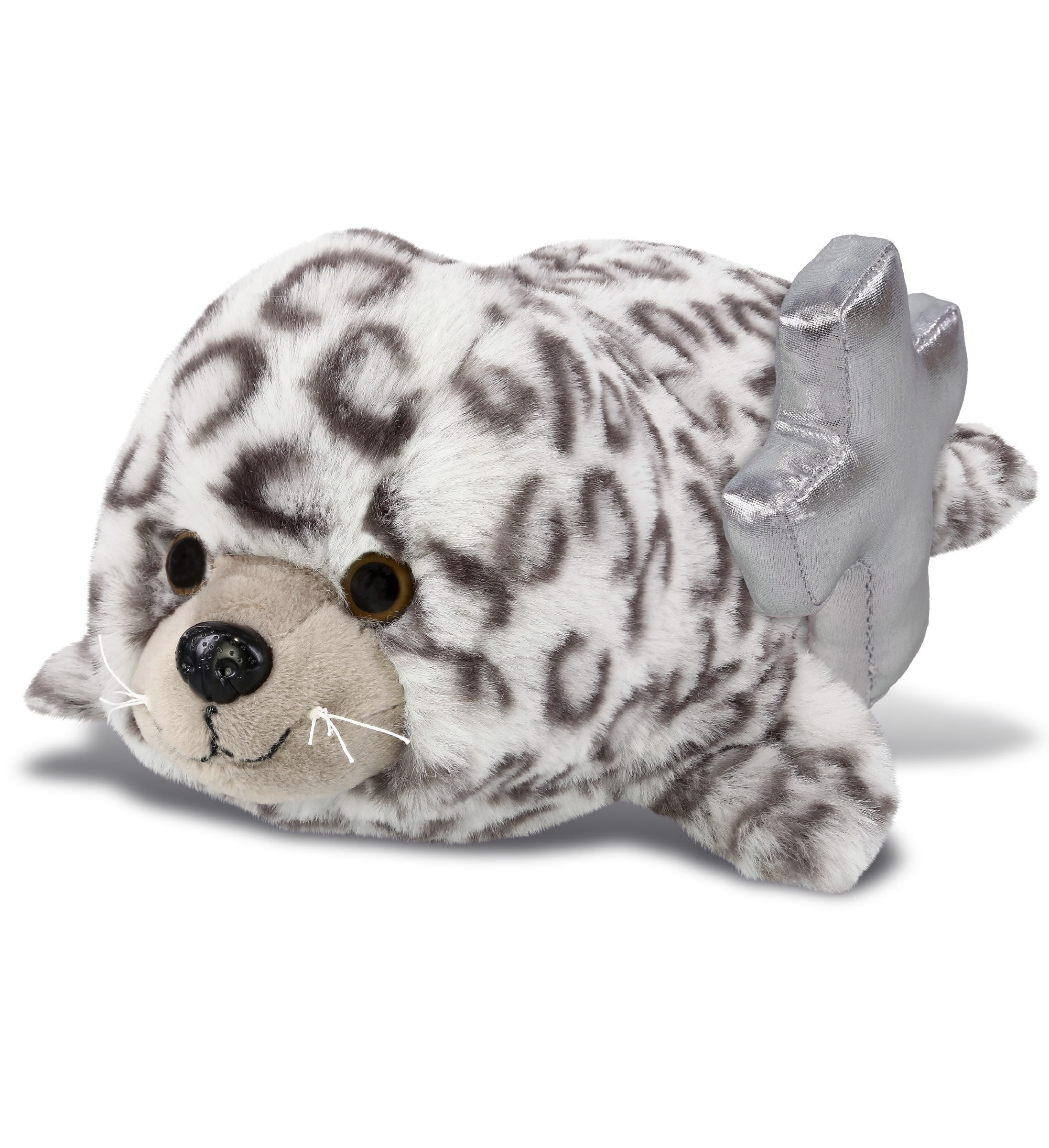 DolliBu Seal Stuffed Animal with Silver Cross Plush – Religious Baptism ...