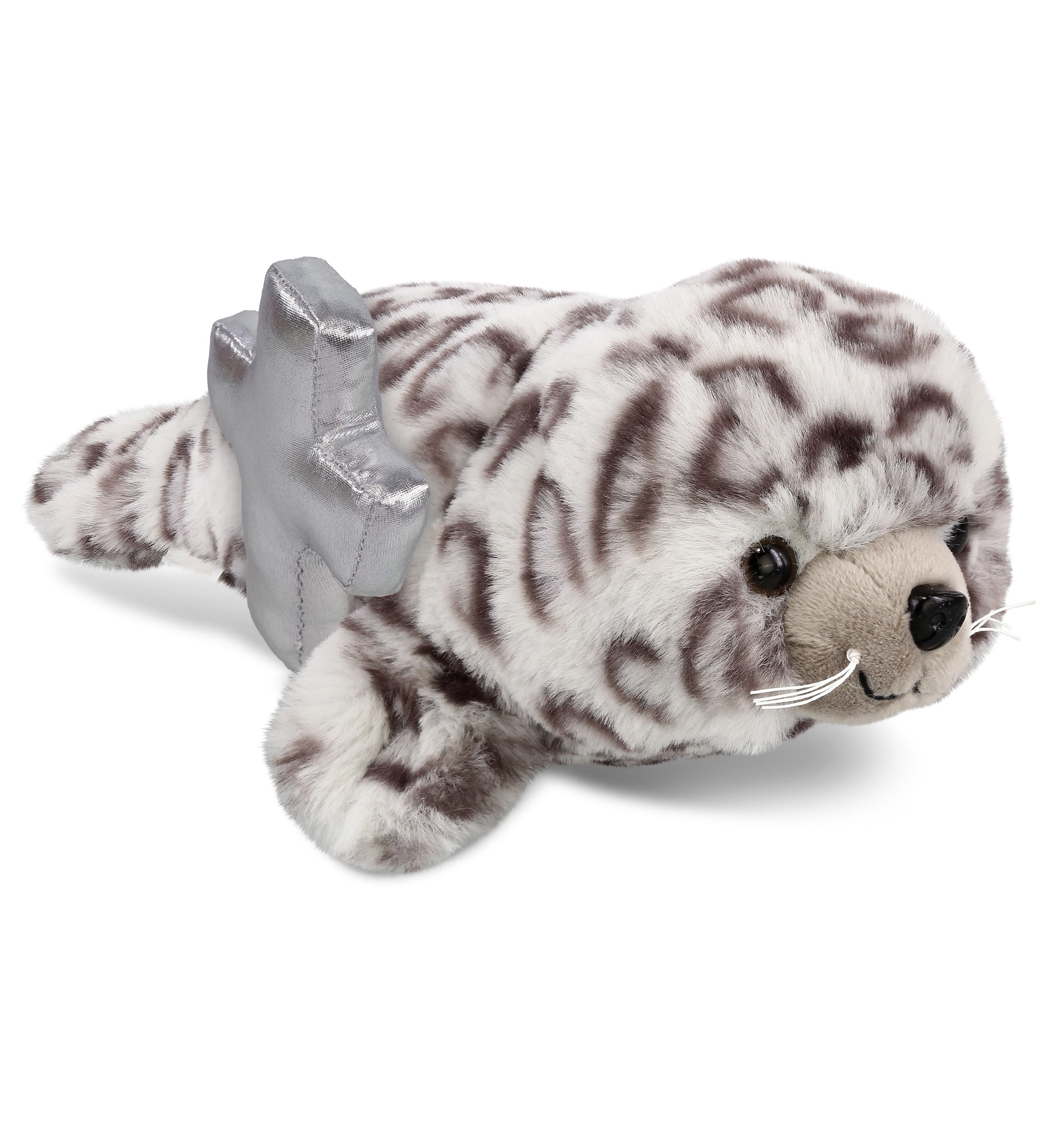 DolliBu Seal Stuffed Animal with Silver Cross Plush – Religious Baptism ...