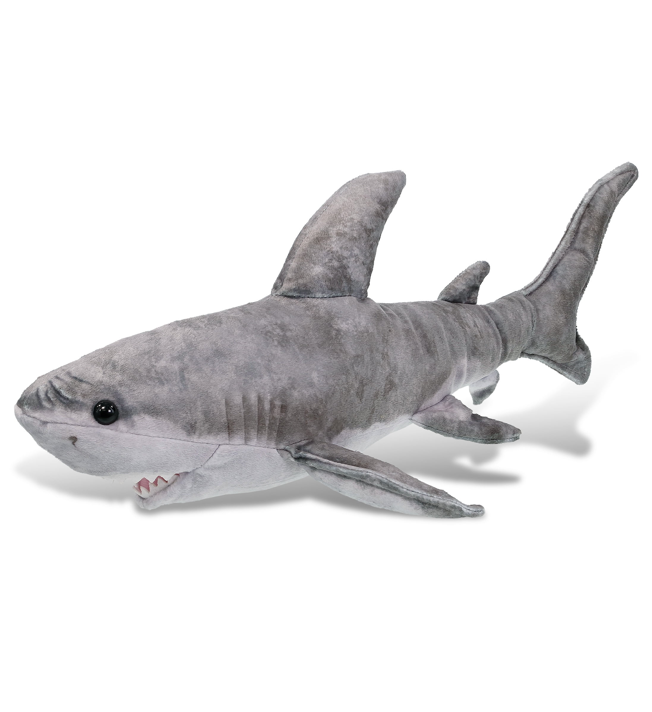 DolliBu Shark Stuffed Animal - Huggable Shark Plush, Adorable Playtime ...