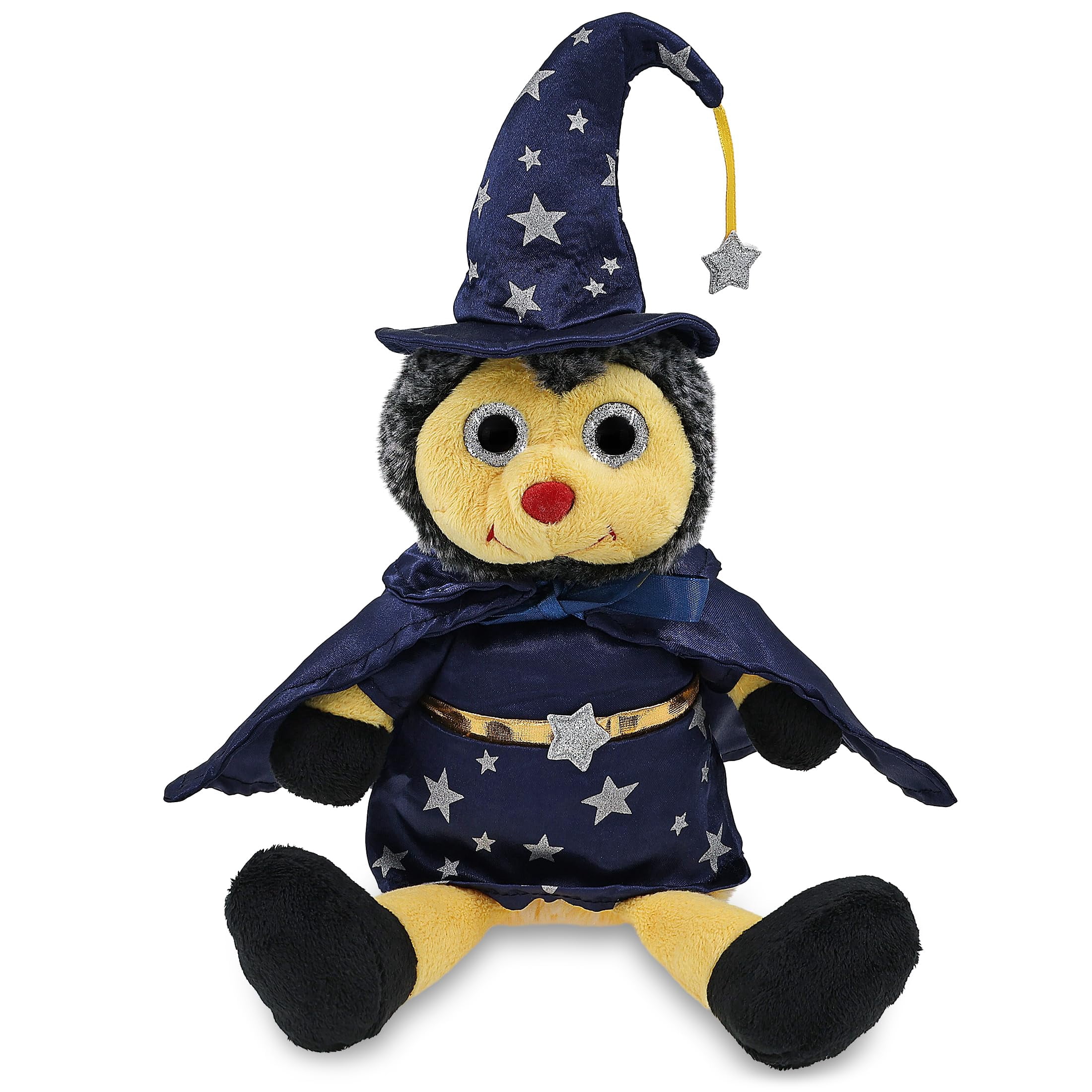 DolliBu Sitting Bee Stuffed Animal with Wizard Costume - Cute Insect ...