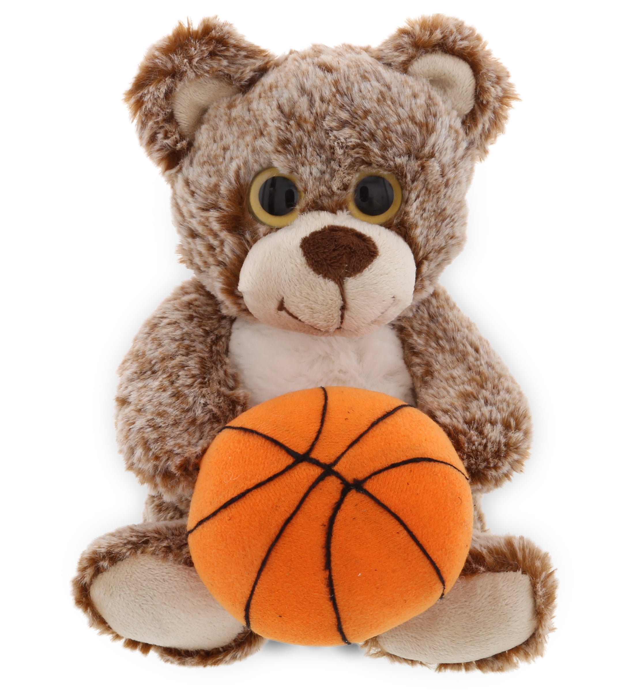 Dollibu Sitting Brown Bear Plush, 9 Inch Soft Stuffed Animal ...