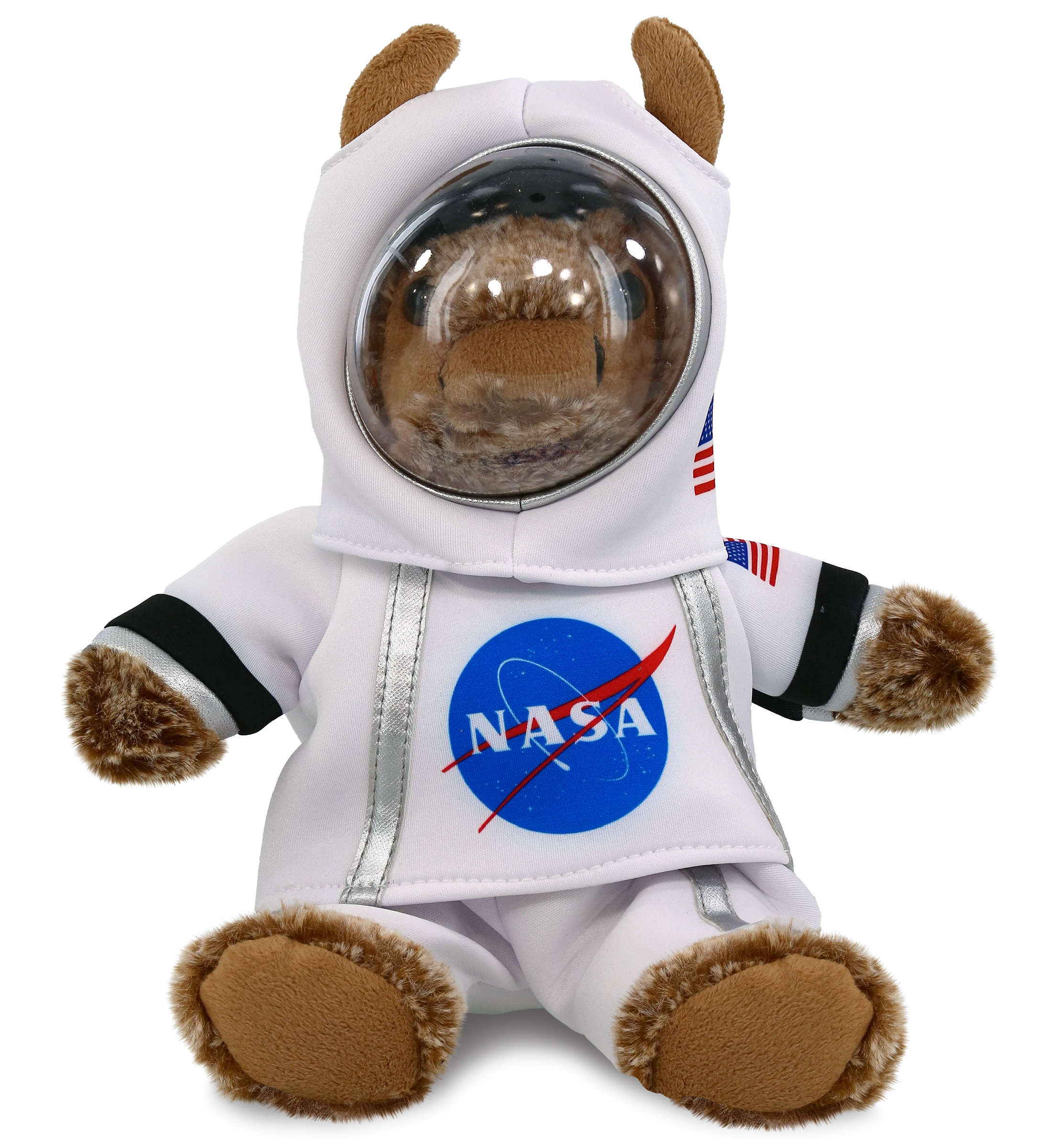 DolliBu Sitting Buffalo Astronaut Plush Toy - Super Soft Wild Life ...