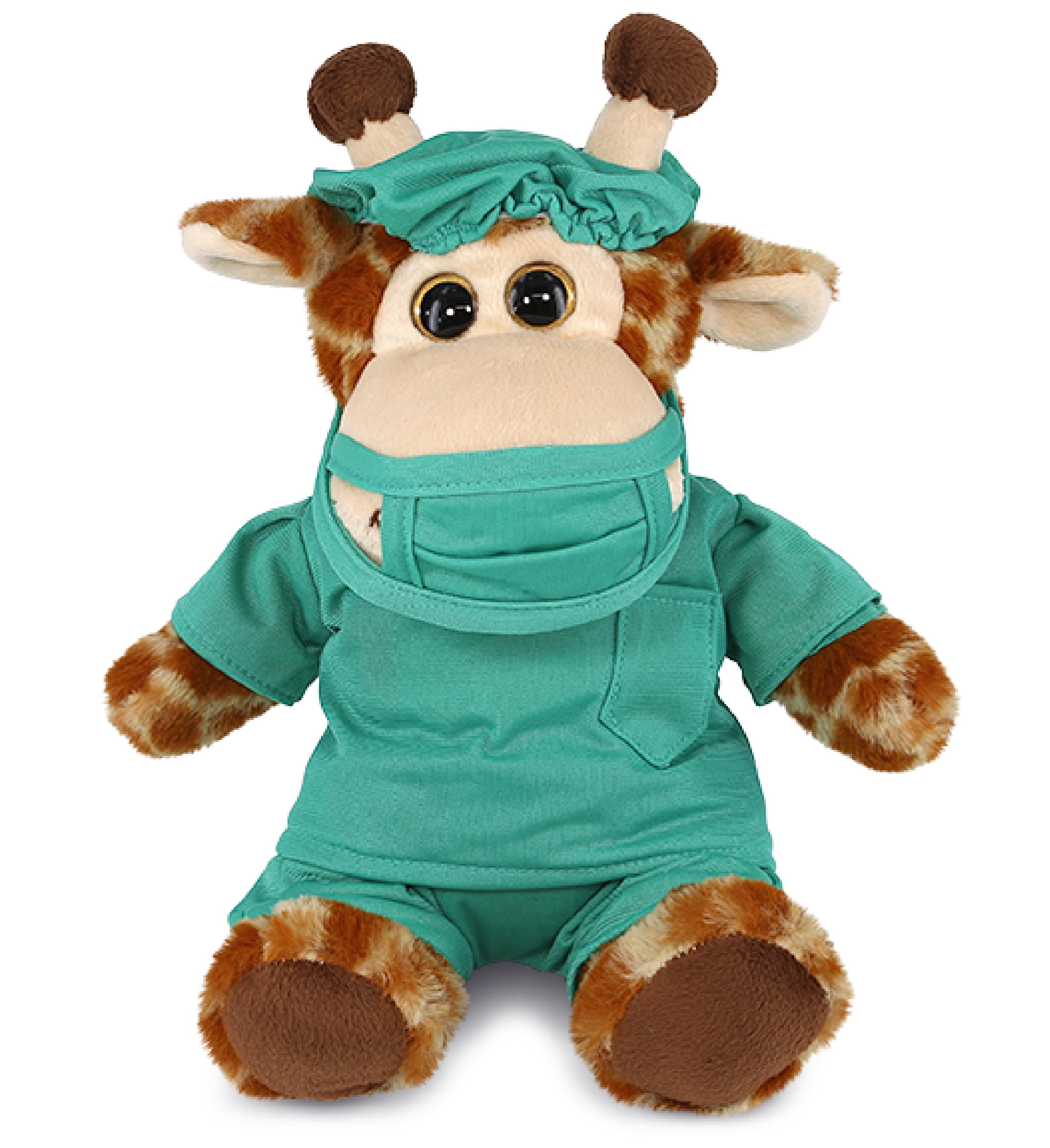 DolliBu Sitting Giraffe Doctor Plush Toy - Super Soft Giraffe Doctor ...