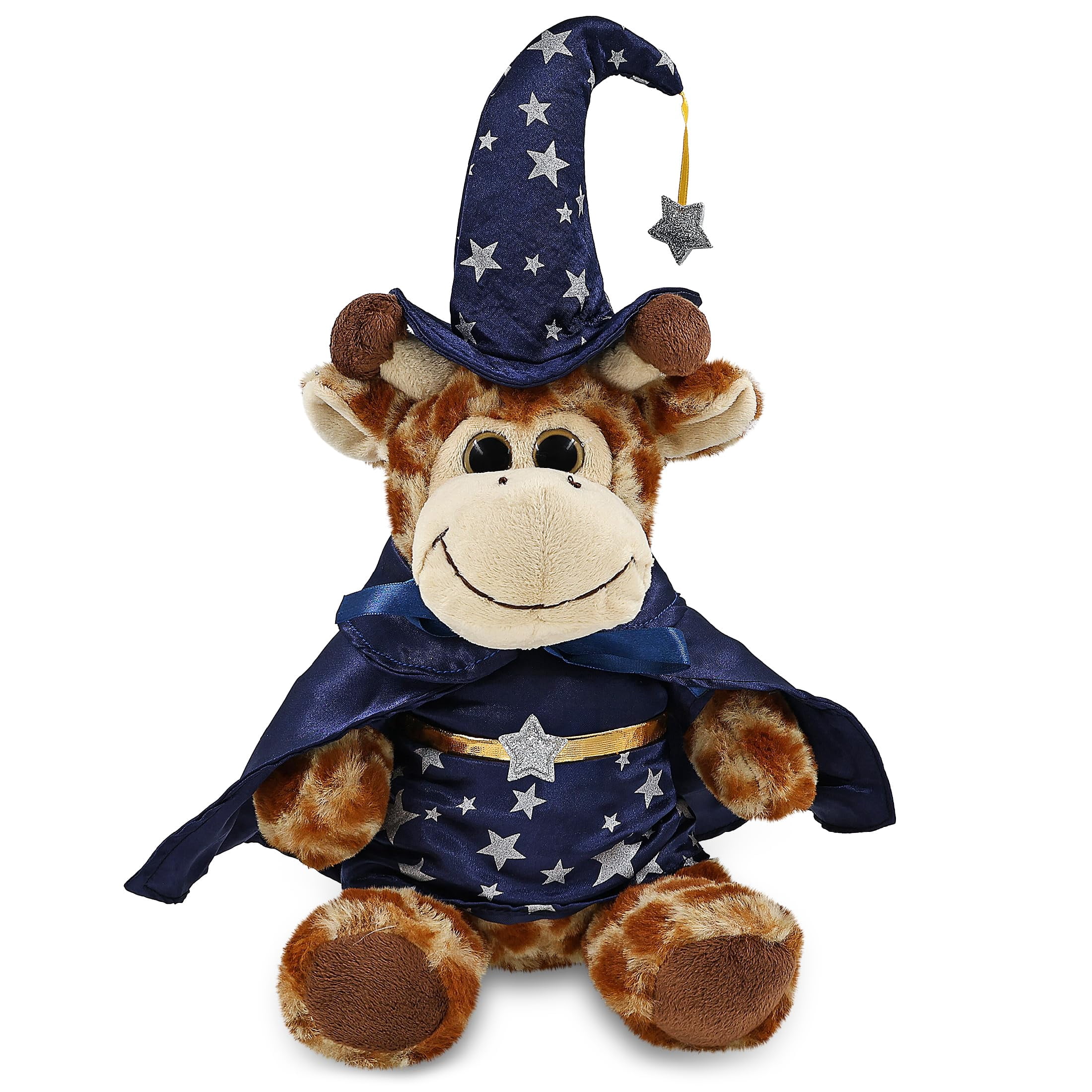 DolliBu Sitting Giraffe Stuffed Animal with Wizard Costume - Cute ...