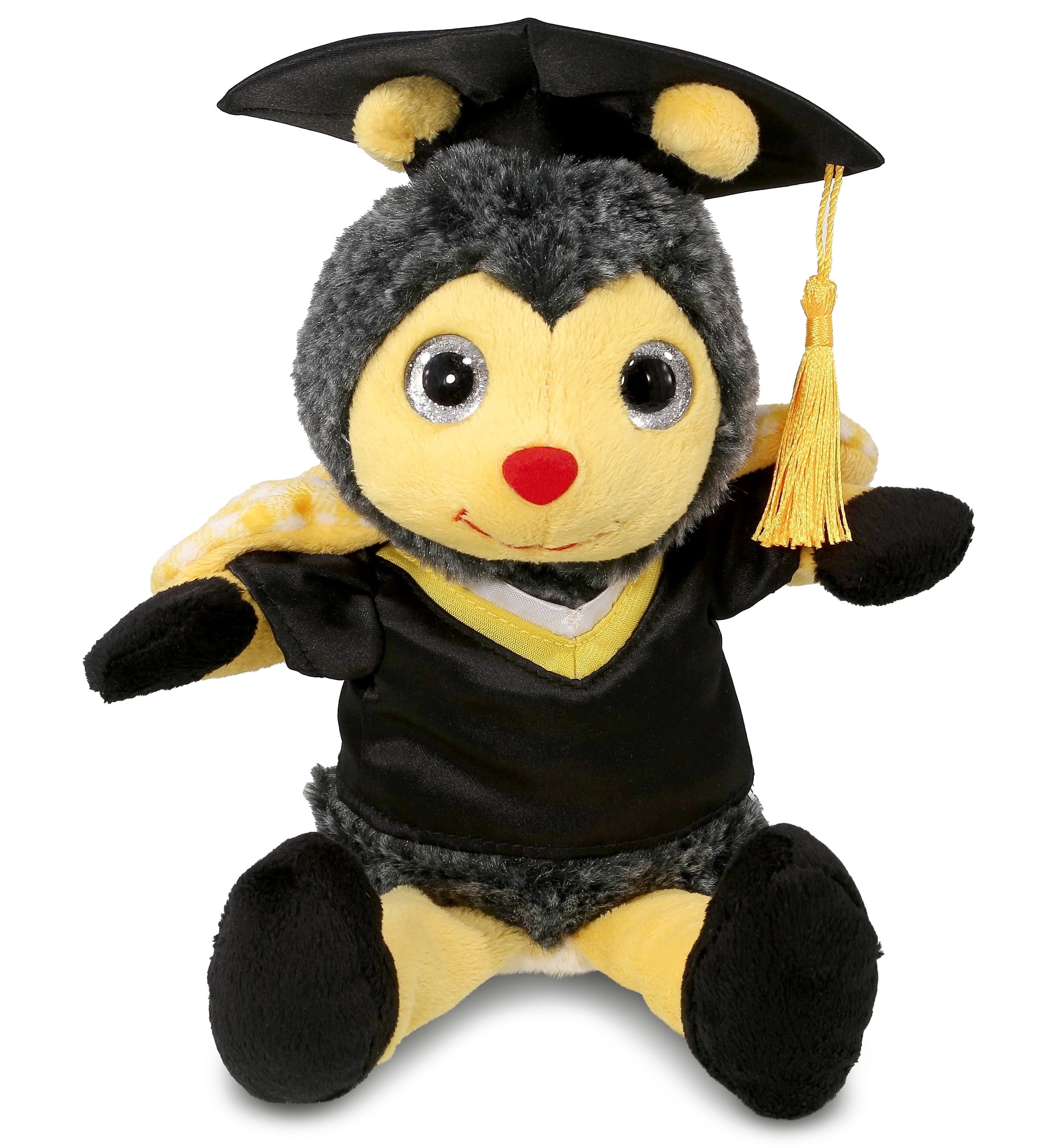 DolliBu Sitting Honeybee Graduation Plush Toy - Super Soft Graduation ...