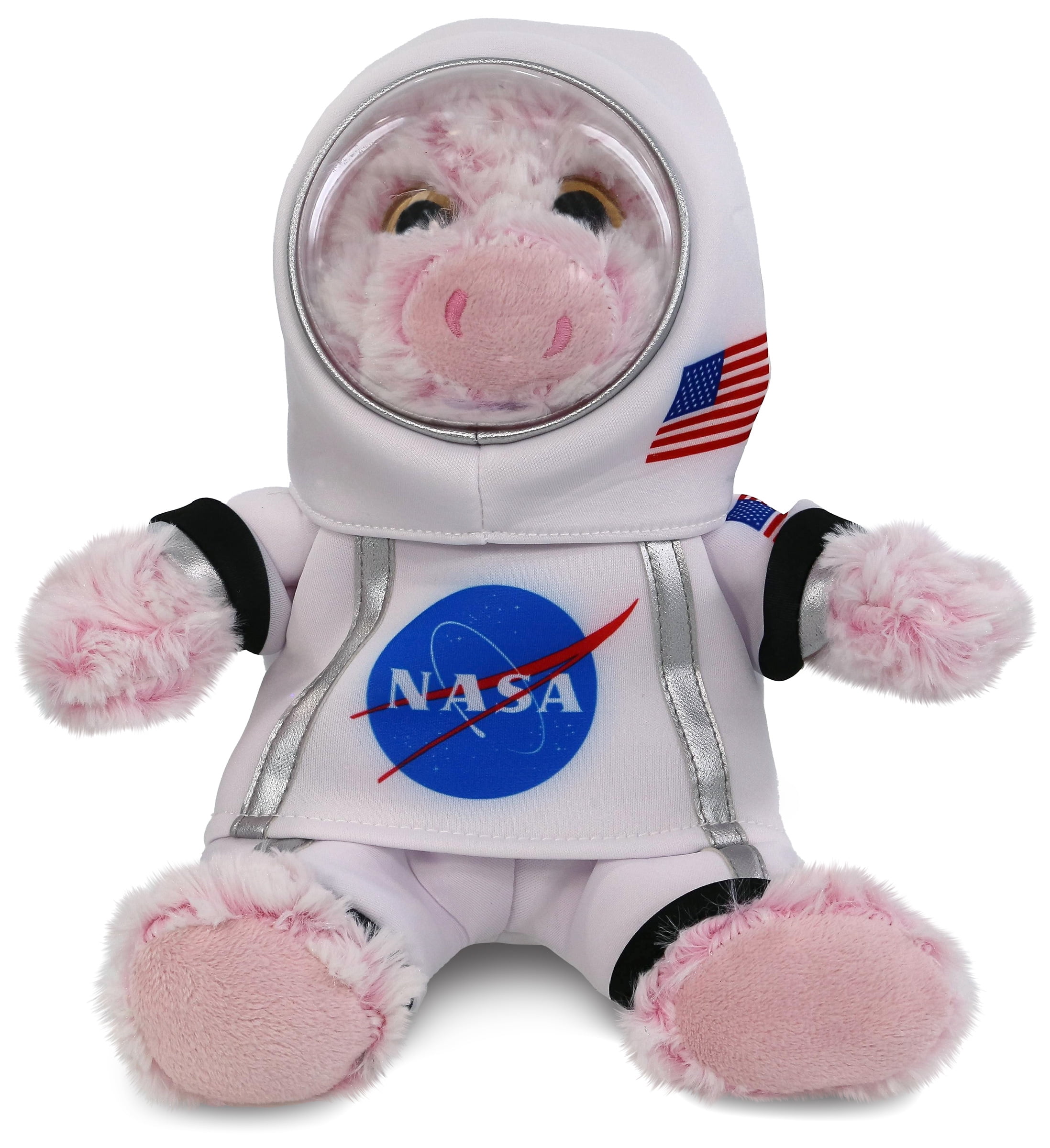 DolliBu Sitting Pig Astronaut Plush Toy - Super Soft Farm Life ...