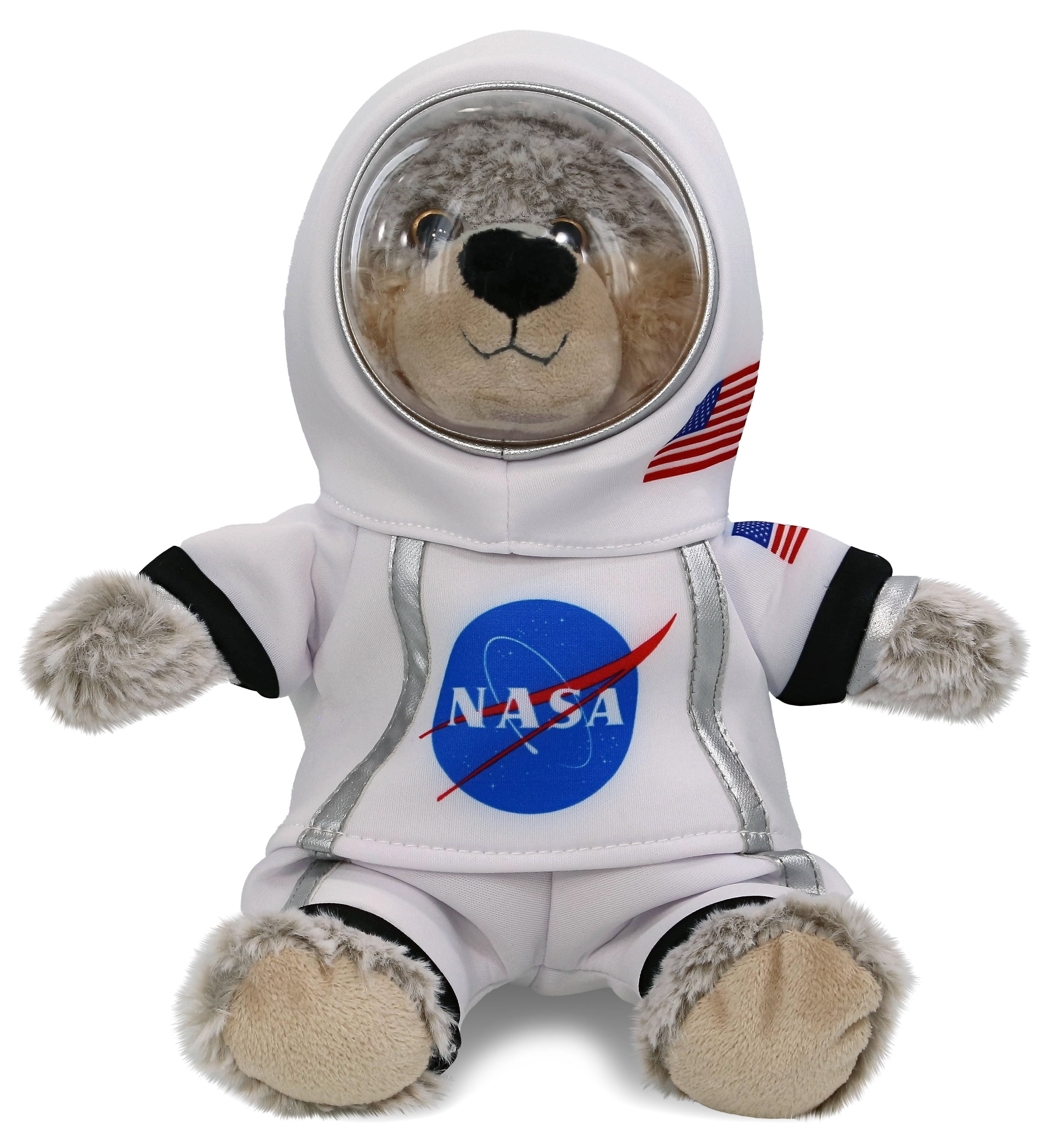 DolliBu Sitting Wolf Astronaut Plush Toy - Super Soft Wild Life ...