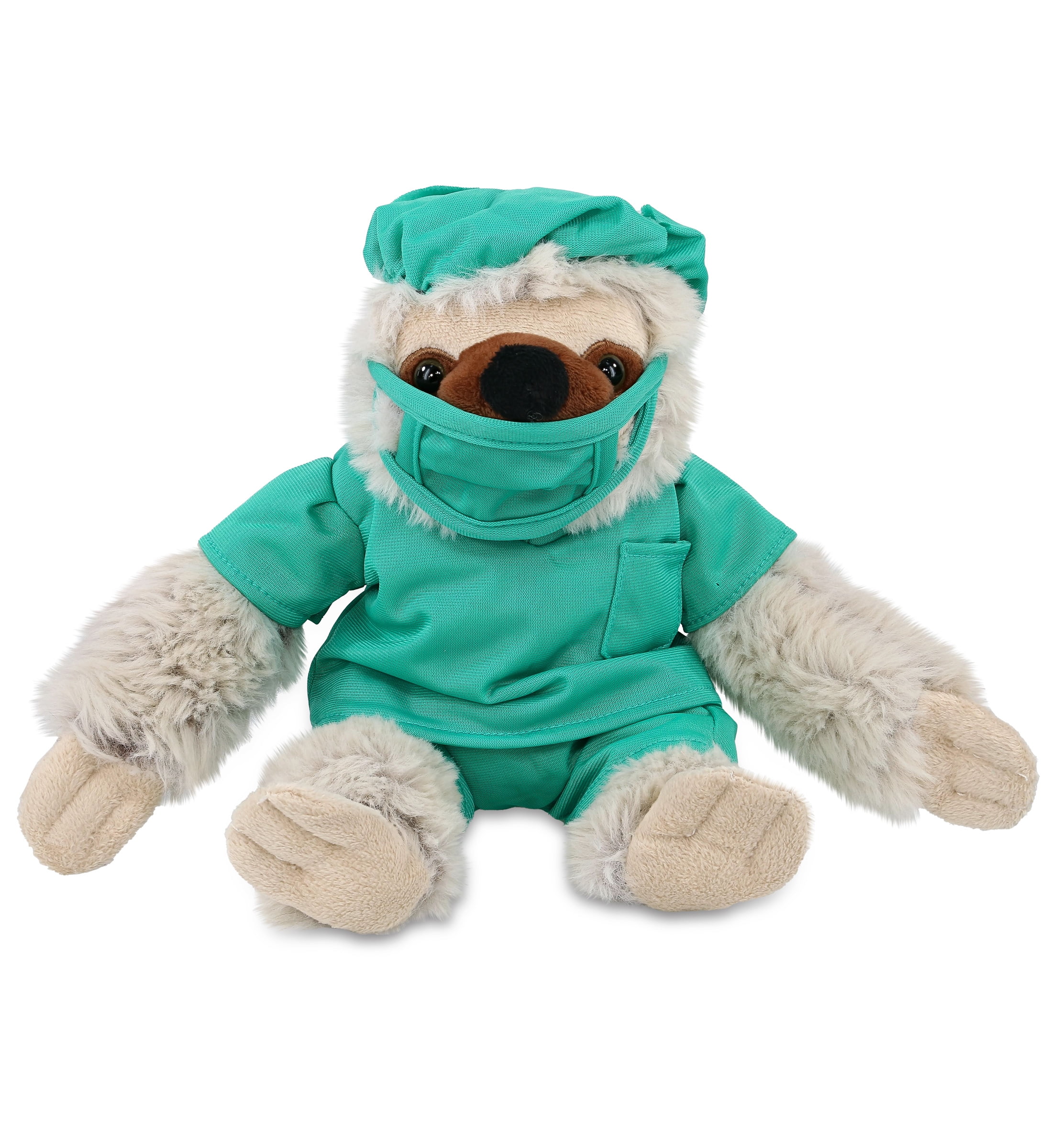 DolliBu Sloth Doctor Plush Toy - Super Soft Sloth Doctor Stuffed Animal ...