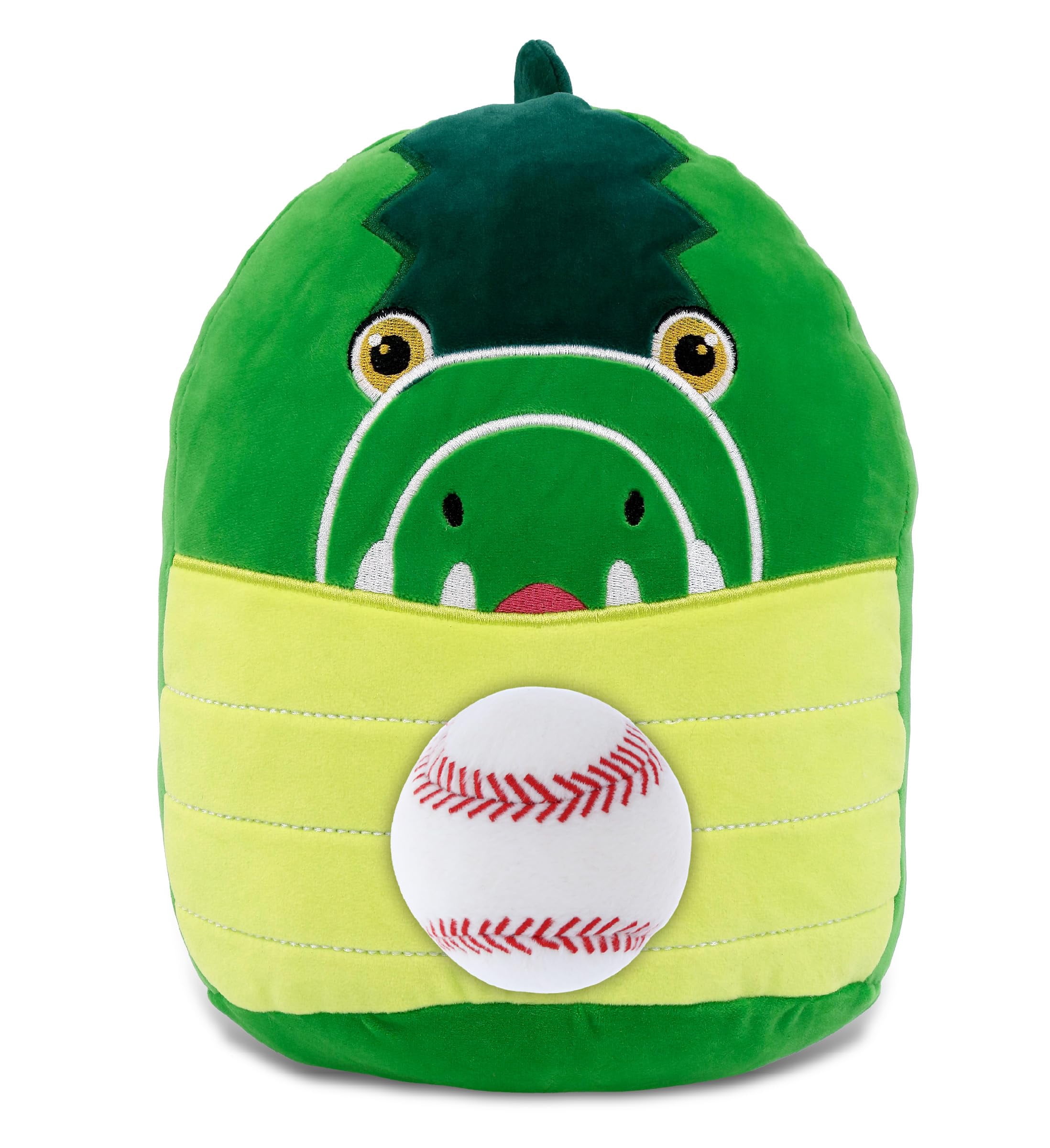 DolliBu Snug-Mooshies Alligator Stuffed Animal with Baseball Plush ...