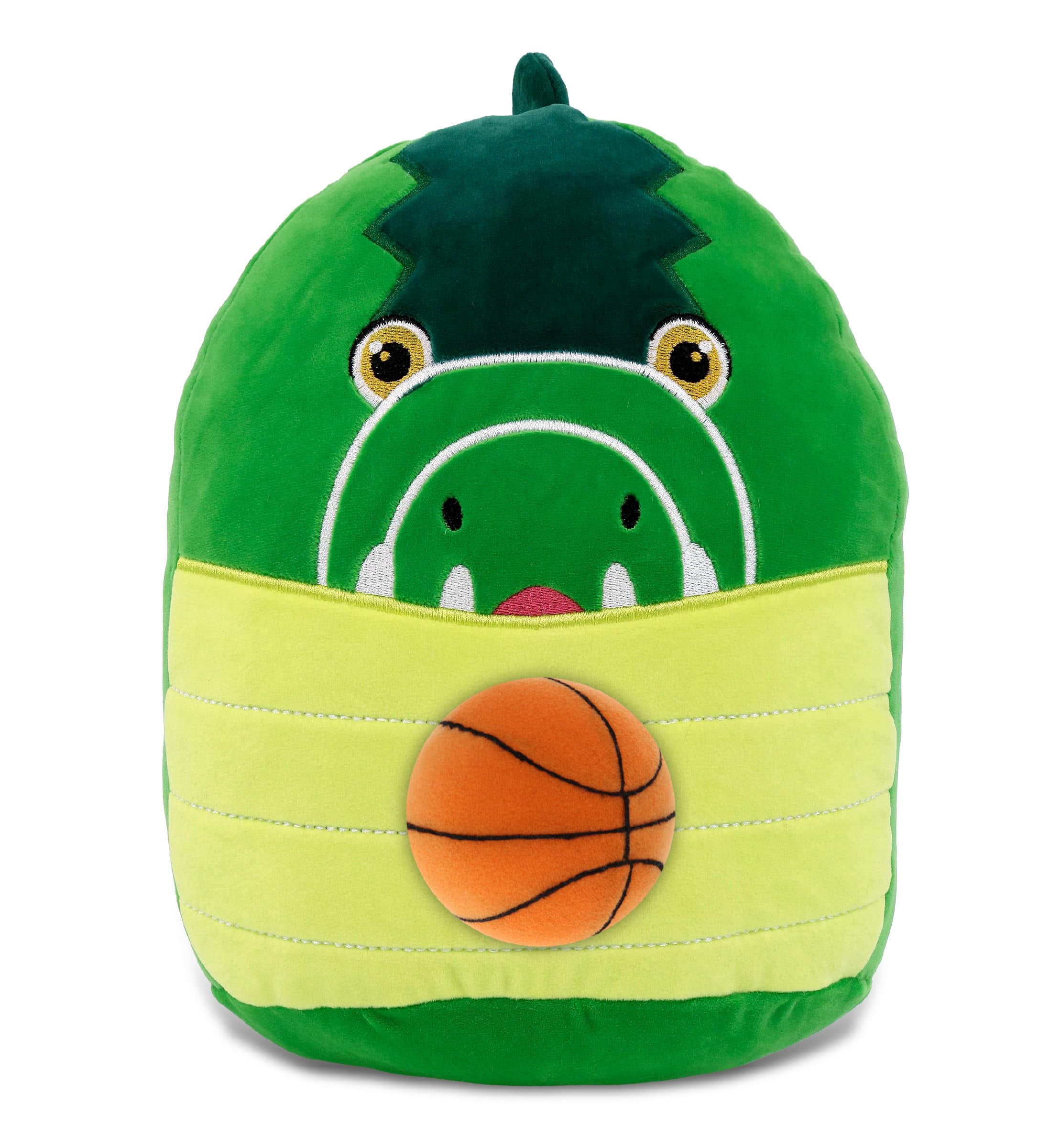 DolliBu Snug-Mooshies Alligator Stuffed Doll with Basketball Plush ...