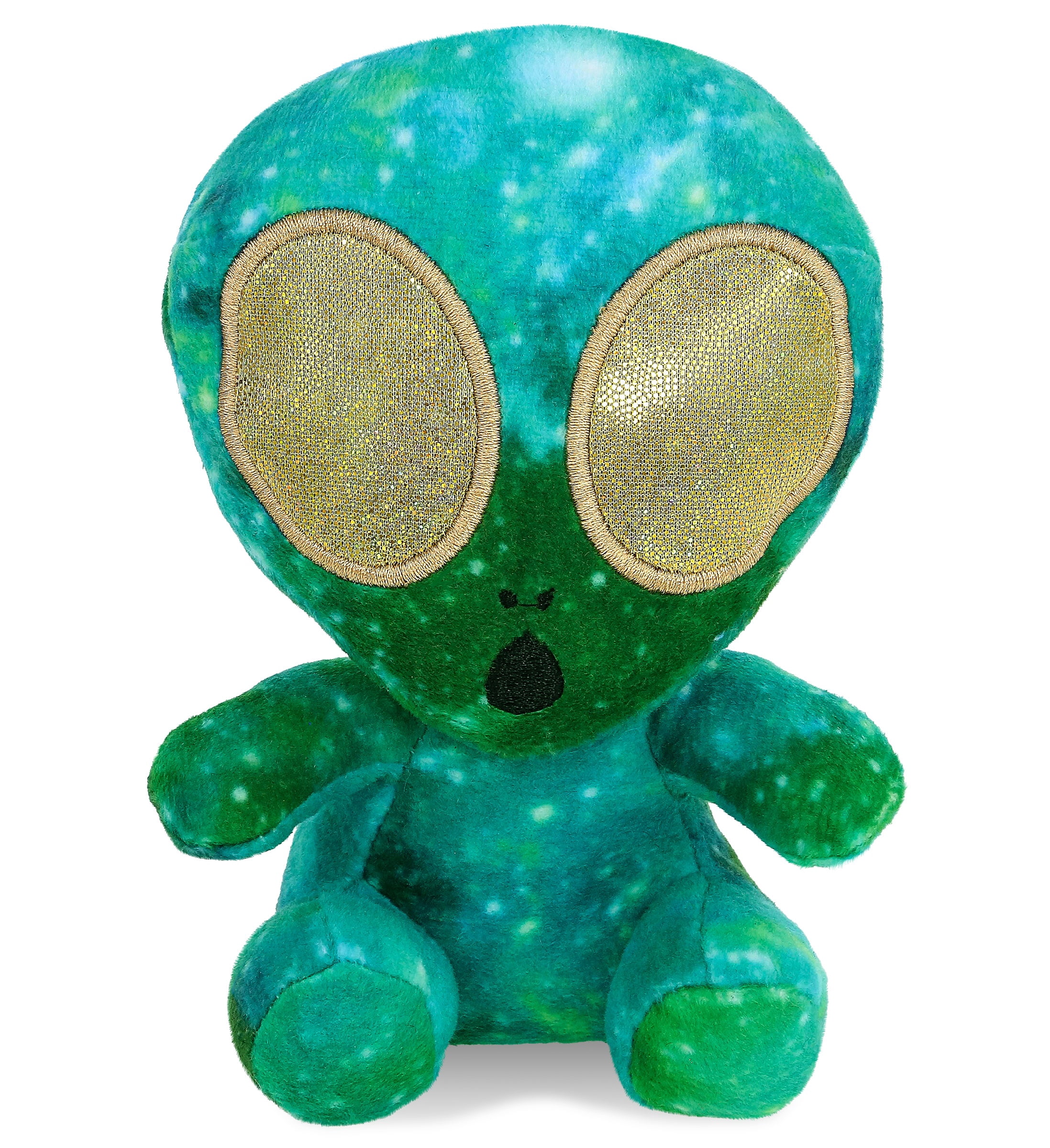Dollibu Snug Mooshies Space Green Alien Stuffed Animal Super Fluffy