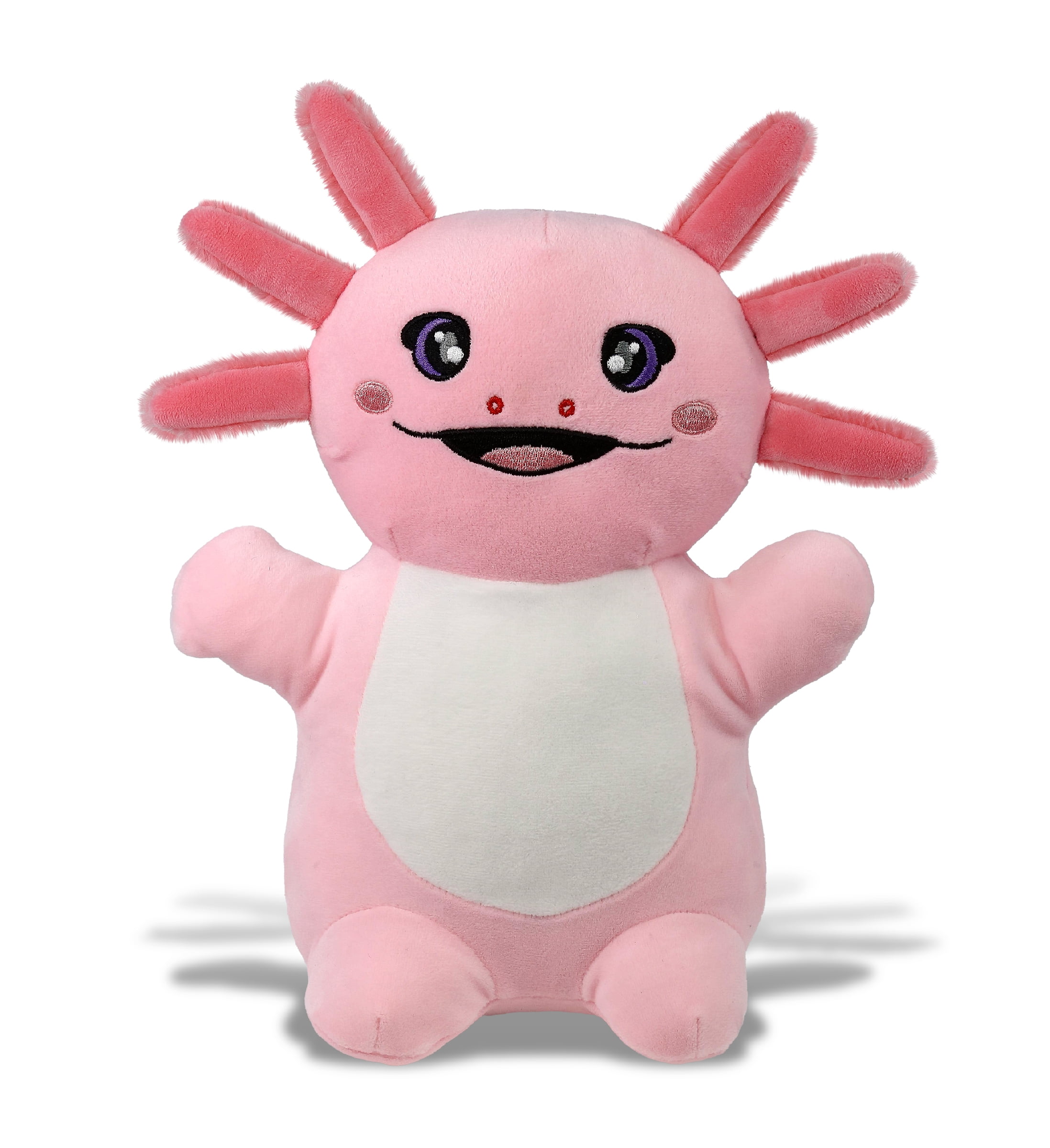 DolliBu Snug-Mooshies Standing Axolotl Stuffed Animal Plush Toy - Wild ...