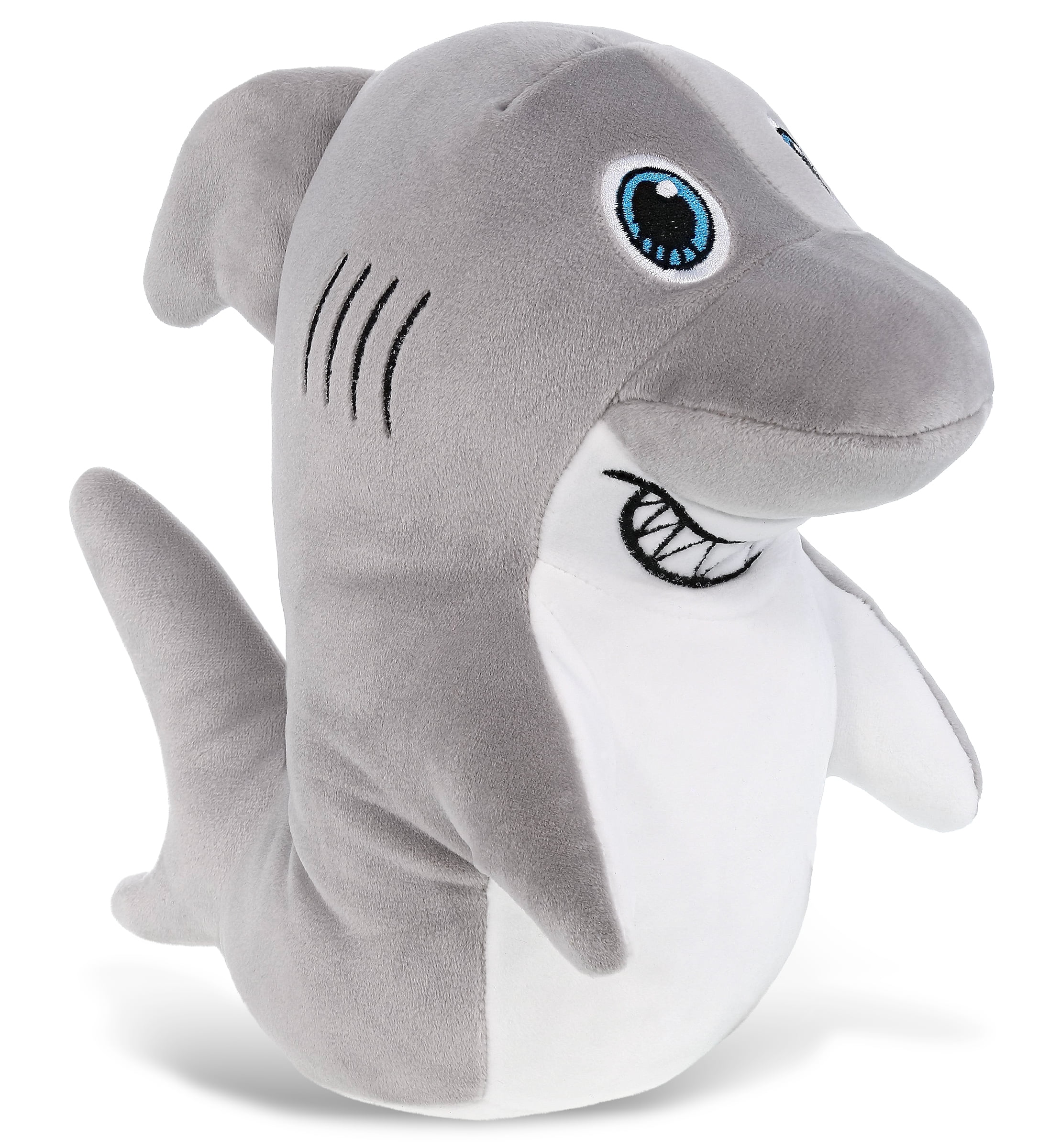 DolliBu Snug-Mooshies Standing Shark Stuffed Animal Plush Toy - Super ...