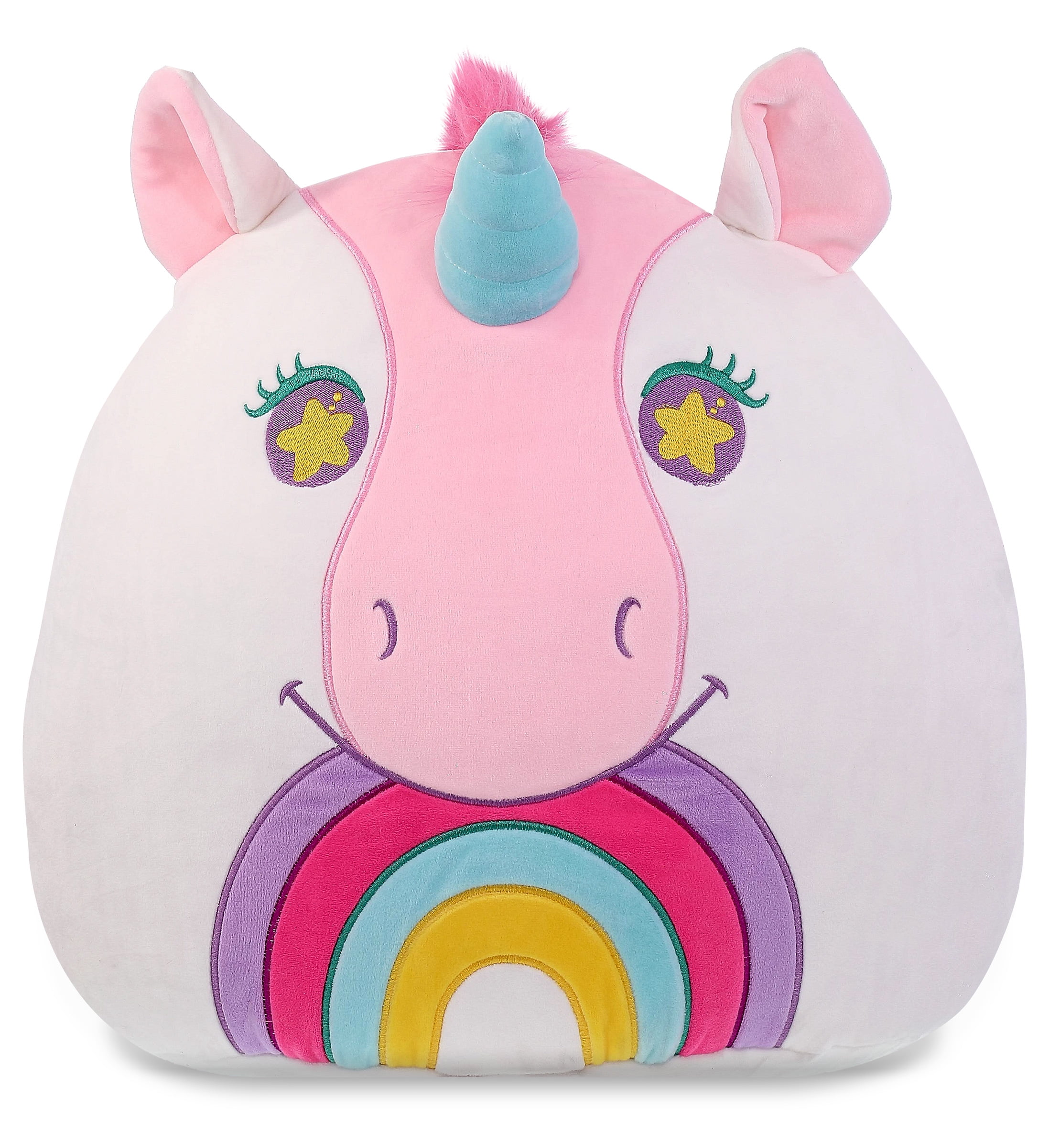 DolliBu Snug Mooshies Unicorn Stuffed Animal Plush Toy - Large Cuddly ...