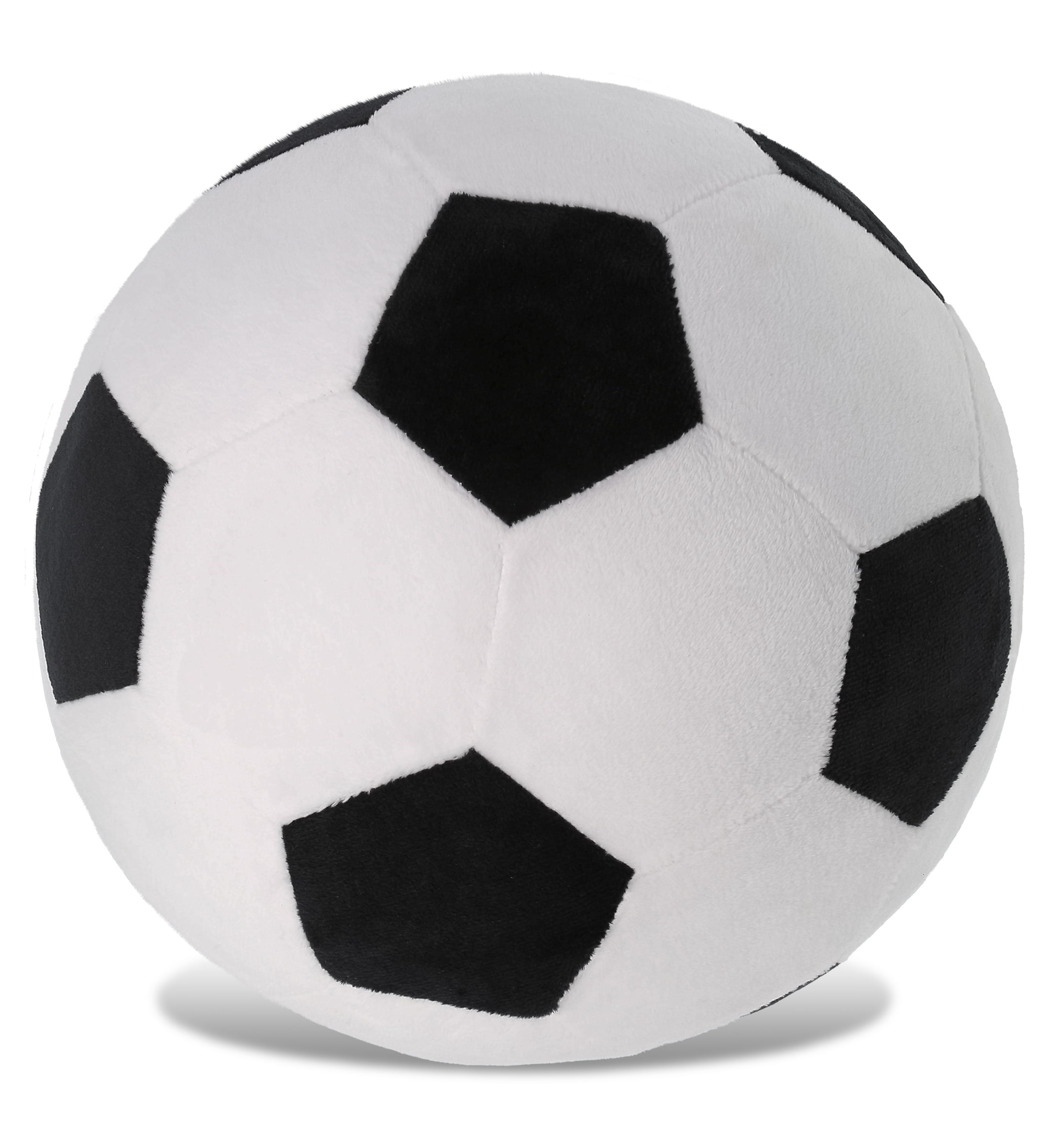DolliBu Soccer Ball Plush - Fluffy Soft Plush Ball for Playing Catch ...