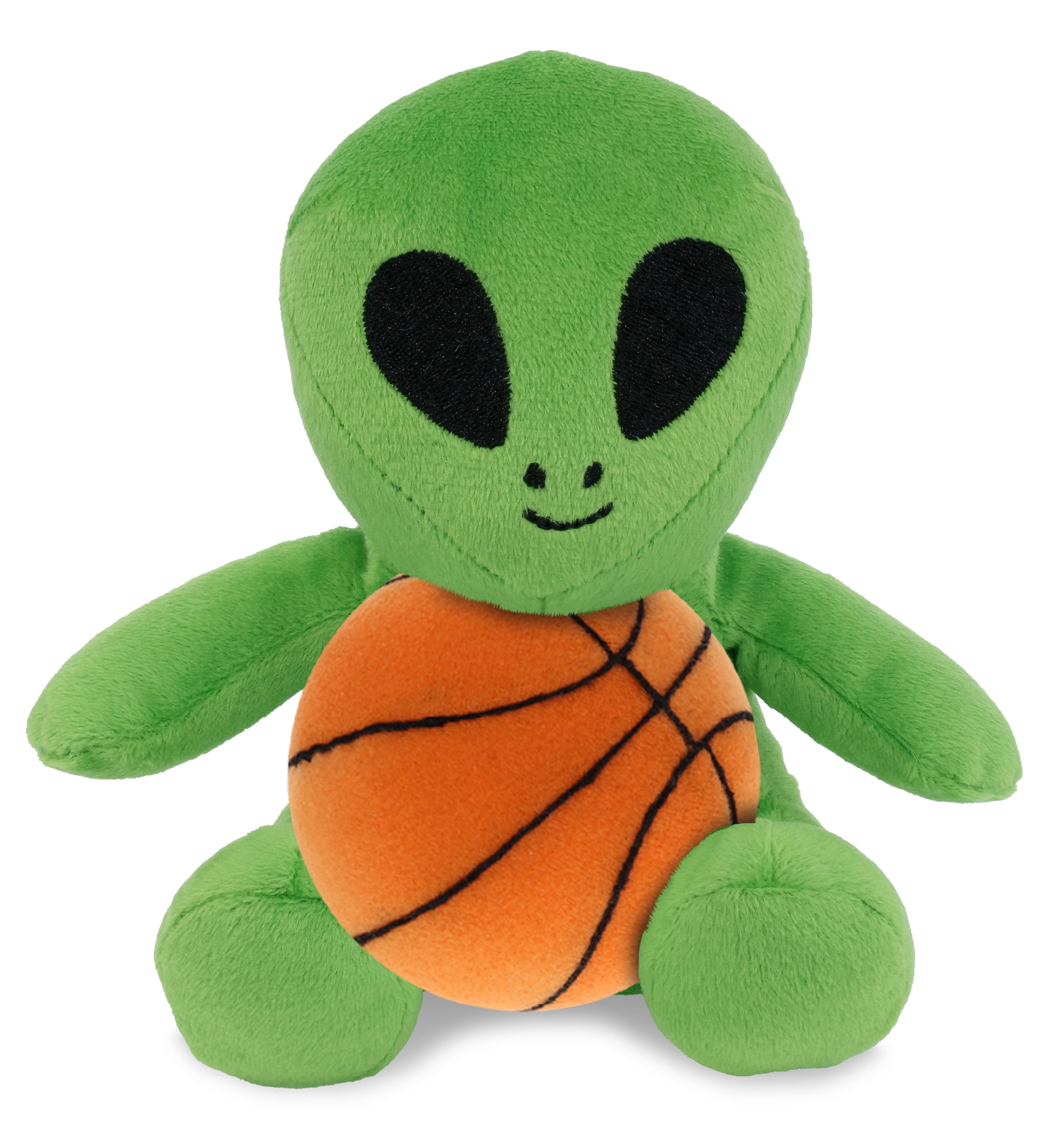 DolliBu Space Alien Stuffed Toy with Basketball Plush - Soft Huggable ...
