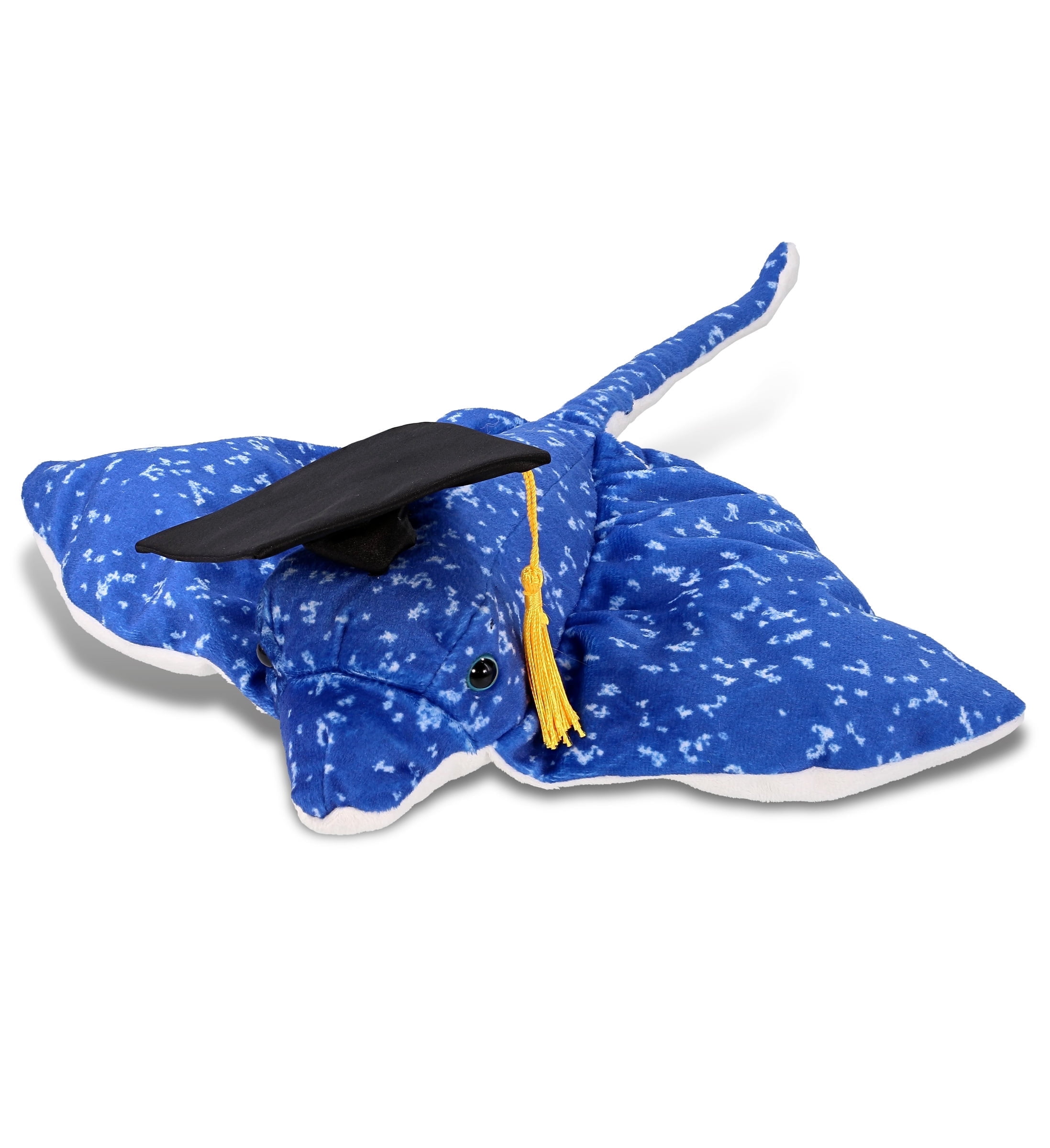 DolliBu Spotted Blue Ray Graduation Plush Toy - Wild Collection Plush ...