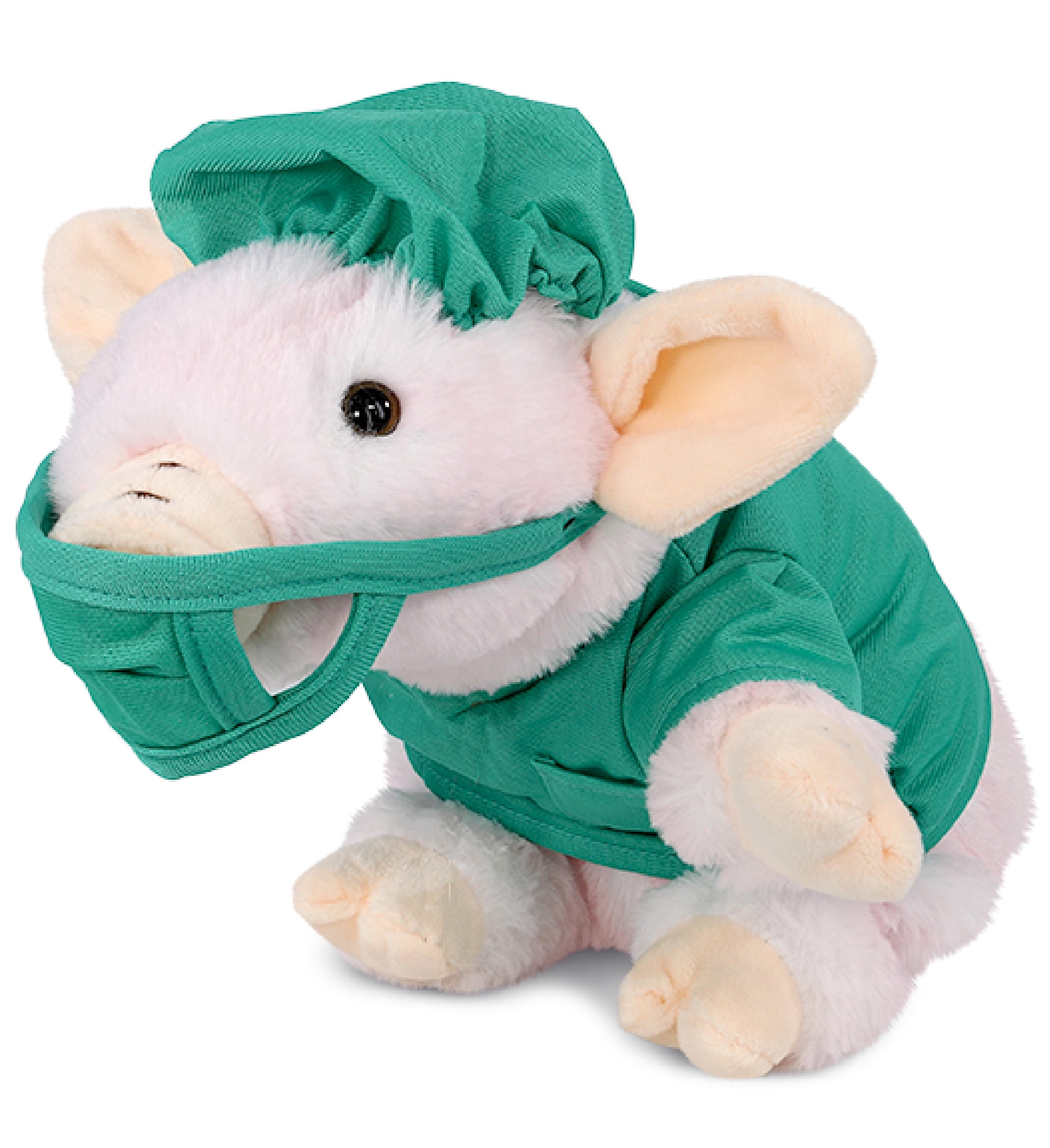 DolliBu Squat Piggy Doctor Plush Toy - Super Soft Piggy Doctor Stuffed ...