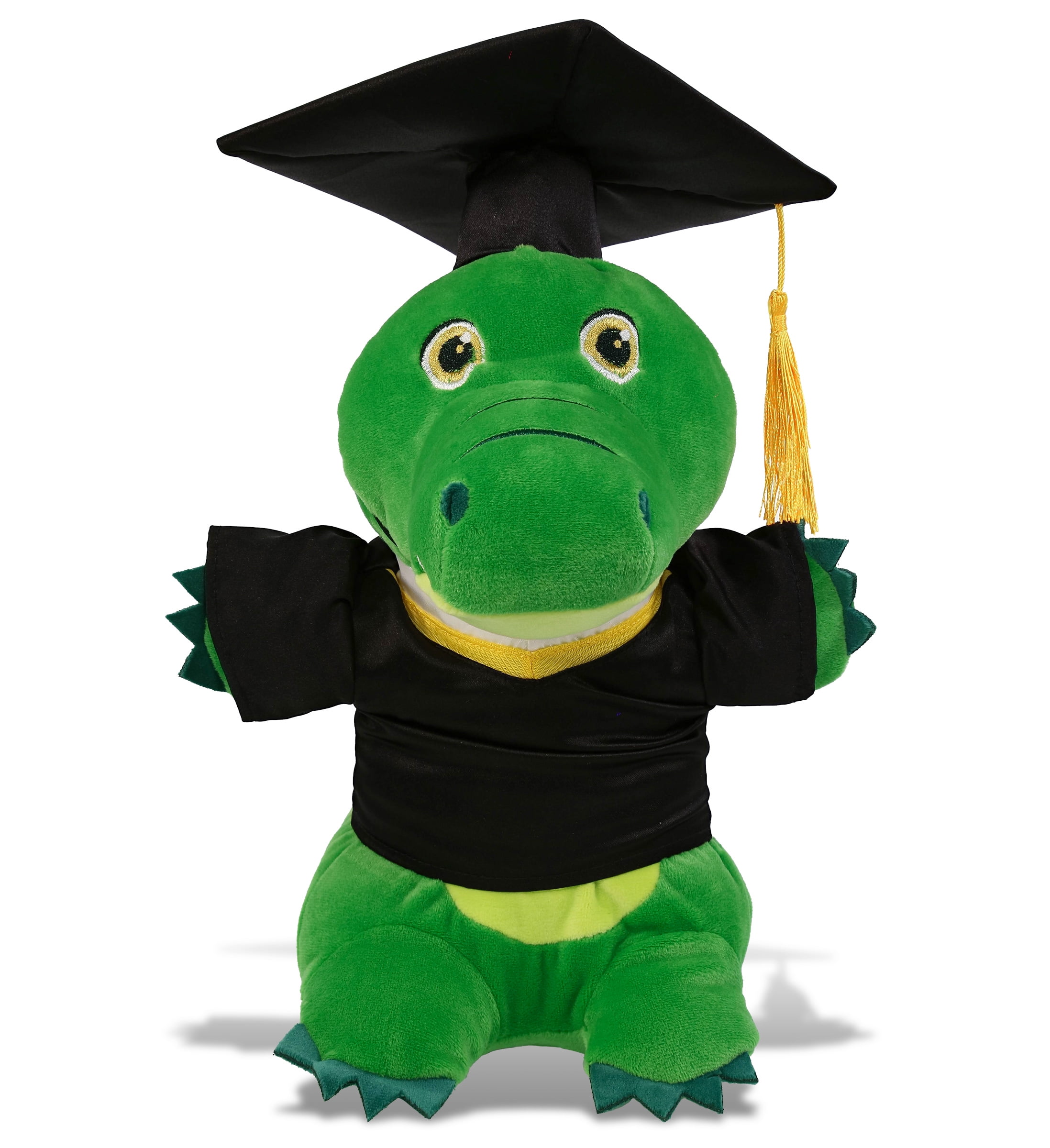 DolliBu Standing Alligator Graduation Plush Toy - Snug-Mooshies Gator ...