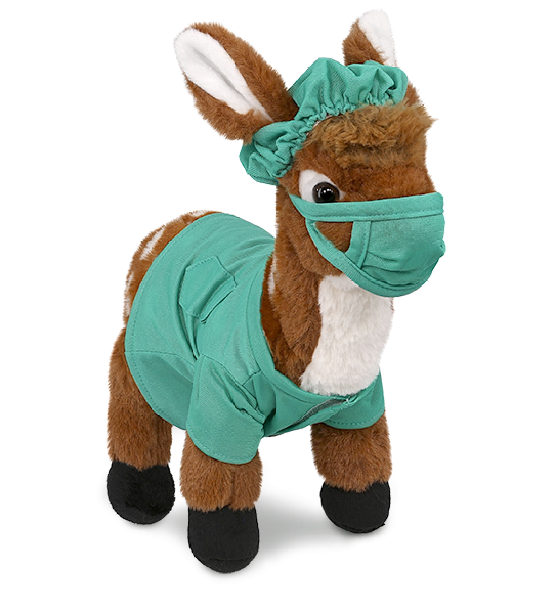 DolliBu Standing Deer Large Doctor Plush Toy - Super Soft Deer Doctor ...