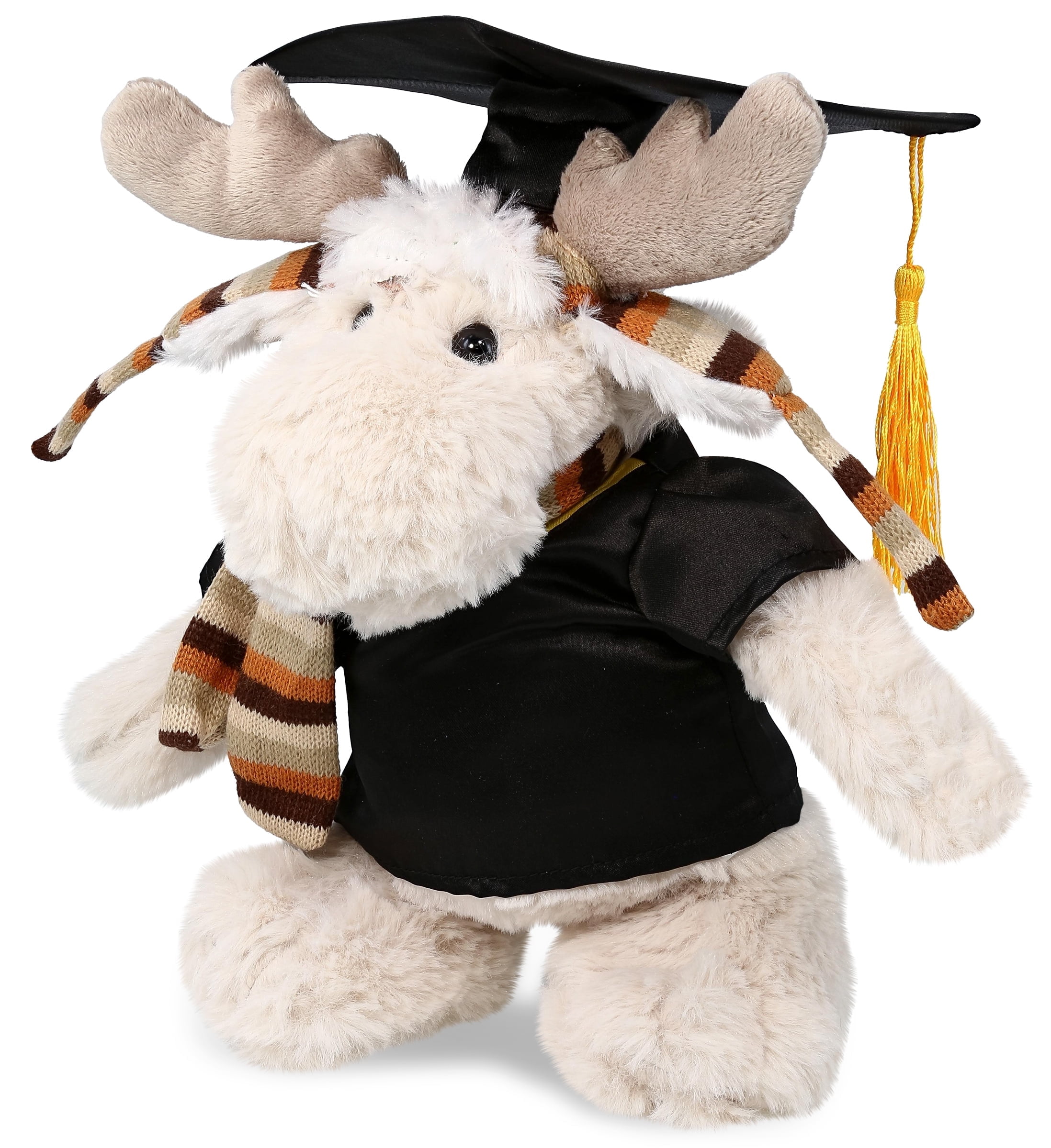 DolliBu Standing Moose Graduation Plush Toy - Baby Soft Plush ...