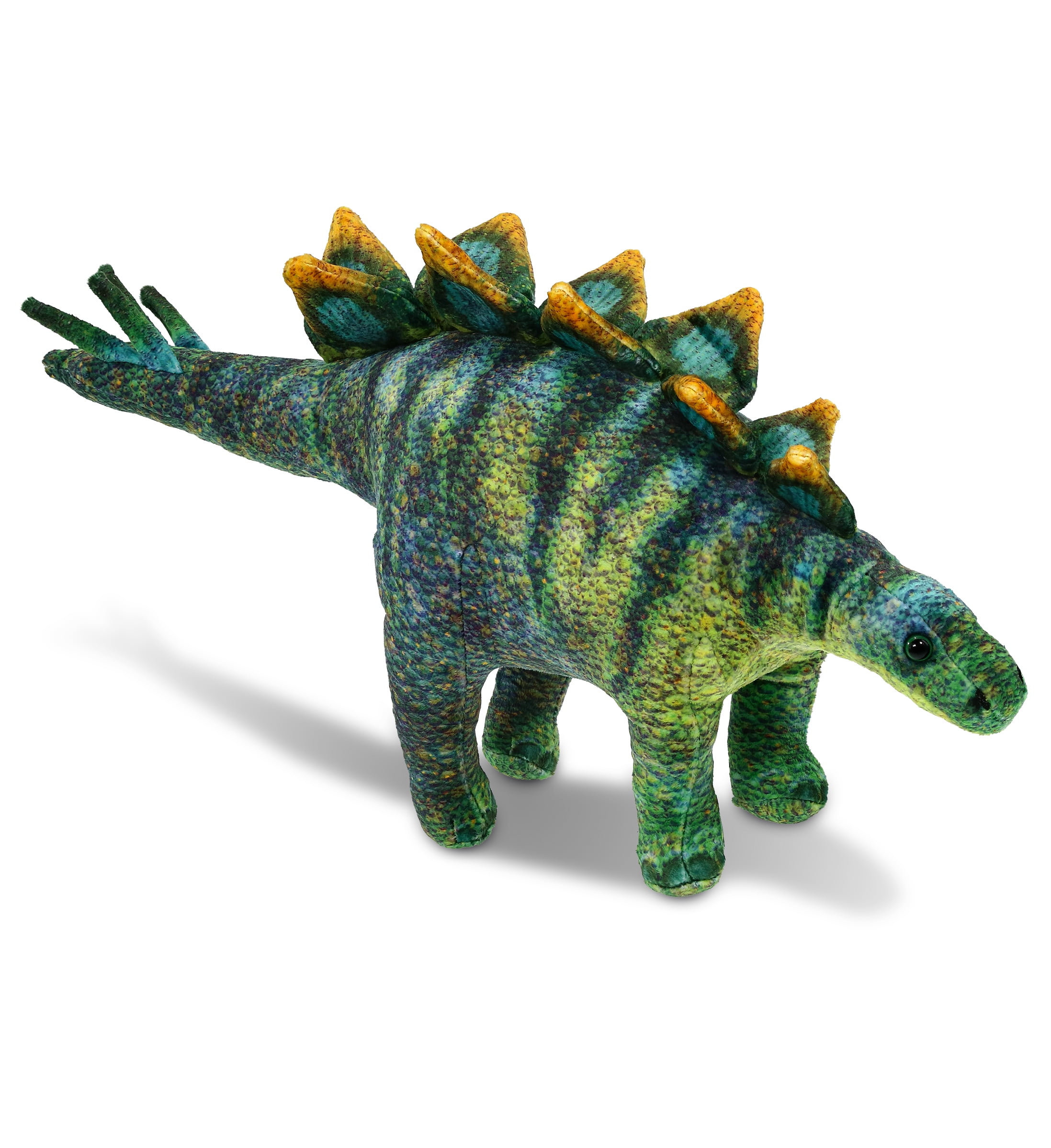 DolliBu Stegosaurus Dinosaur Stuffed Animal - Huggable Dinosaur Plush ...